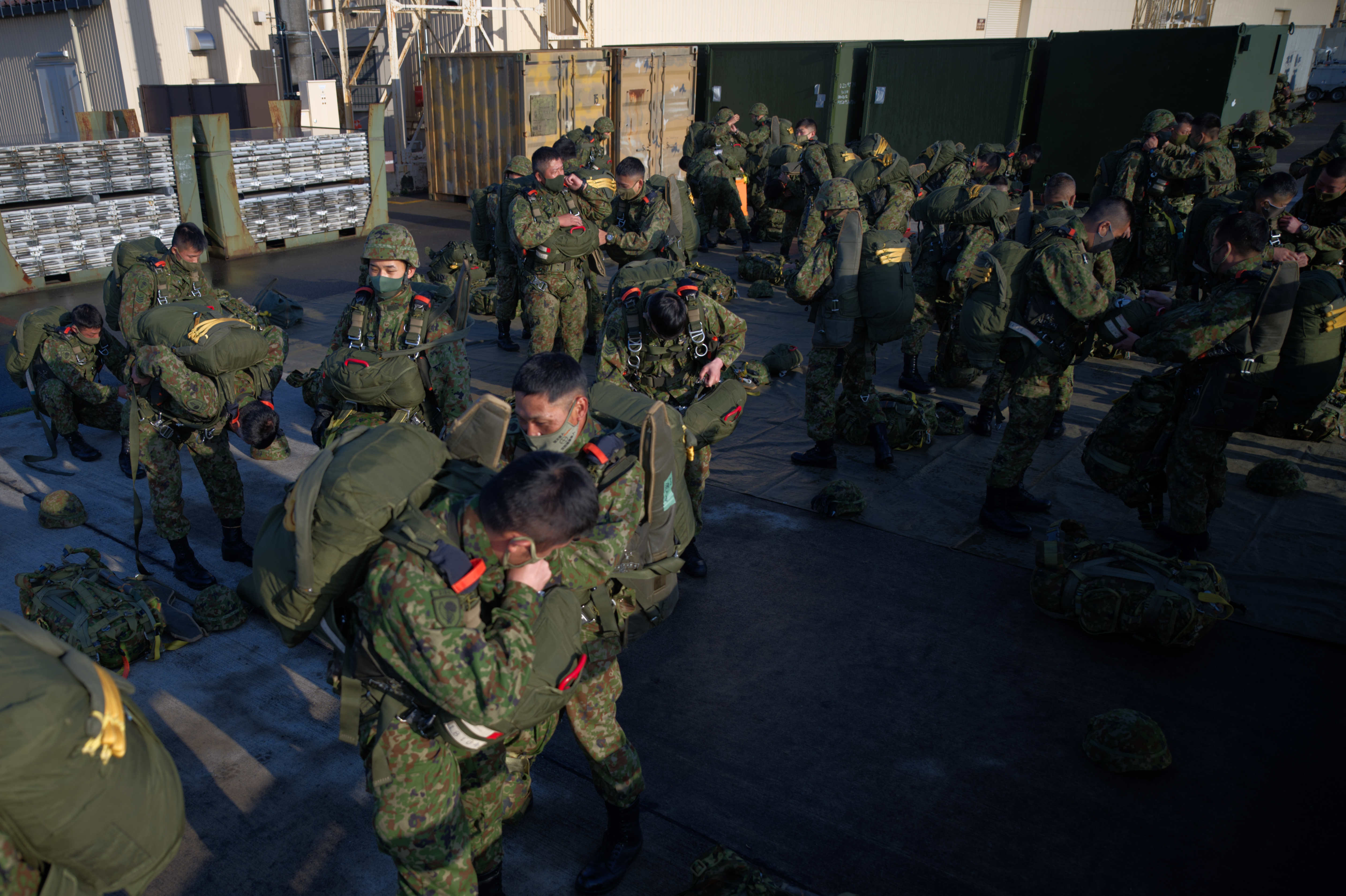 U.S., Japan perform bilateral jump training