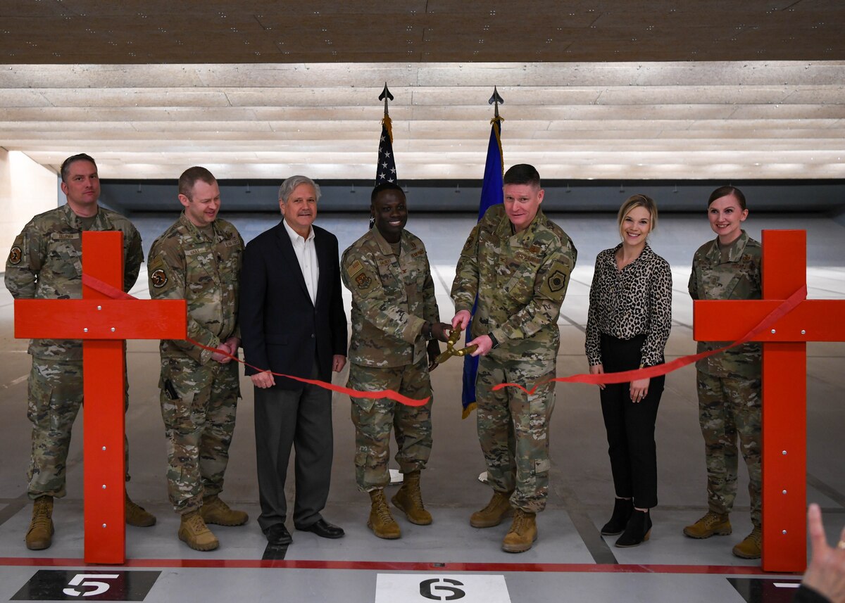 Minot Air Force Base commemorates new combat arms training facility ...