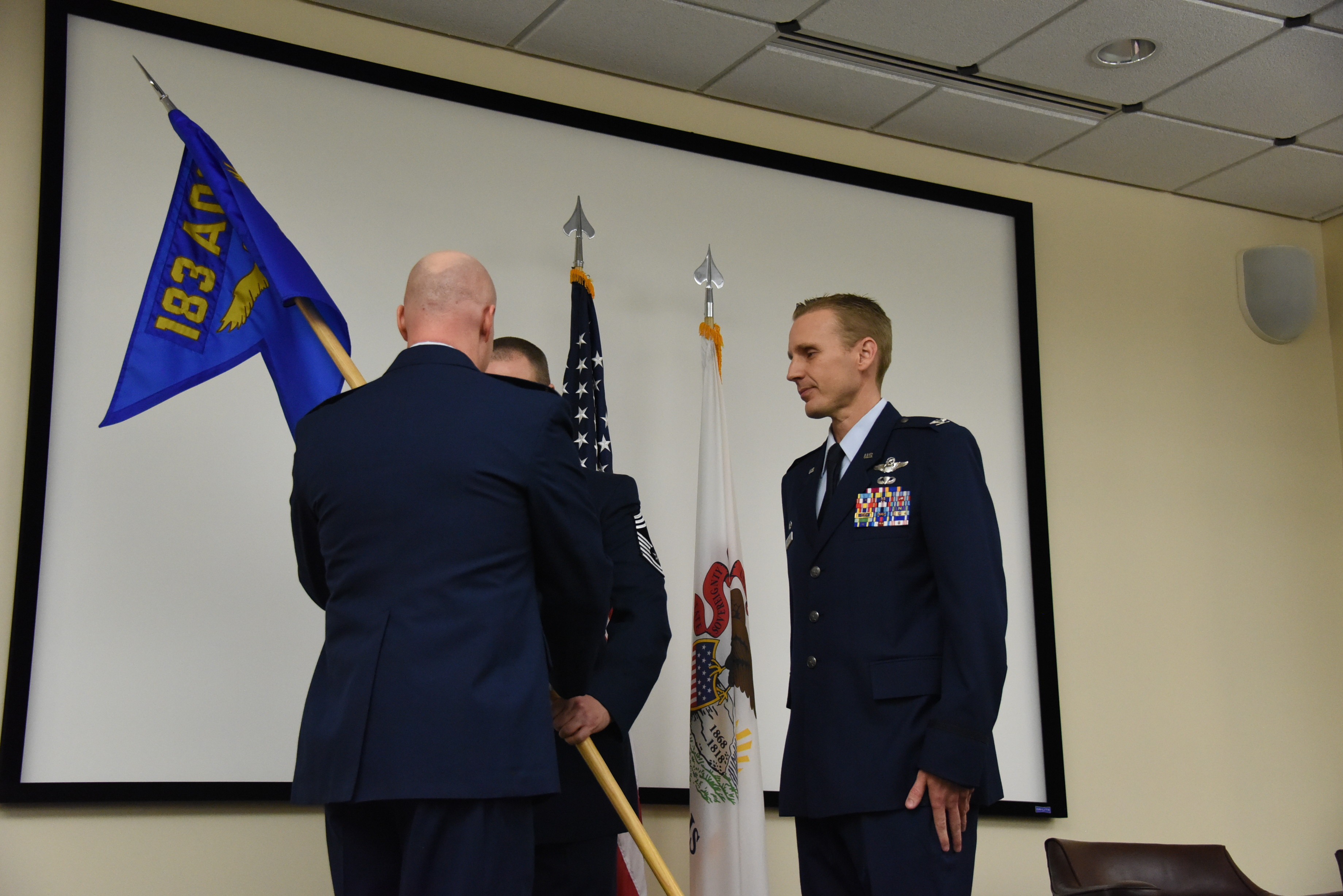 Colonel Nicolas Henschel Accepts Command of 183d Air Operations Group ...
