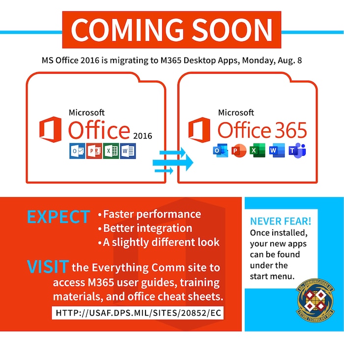 AFNET pushes update to Office 365 > 505th Command and Control Wing ...