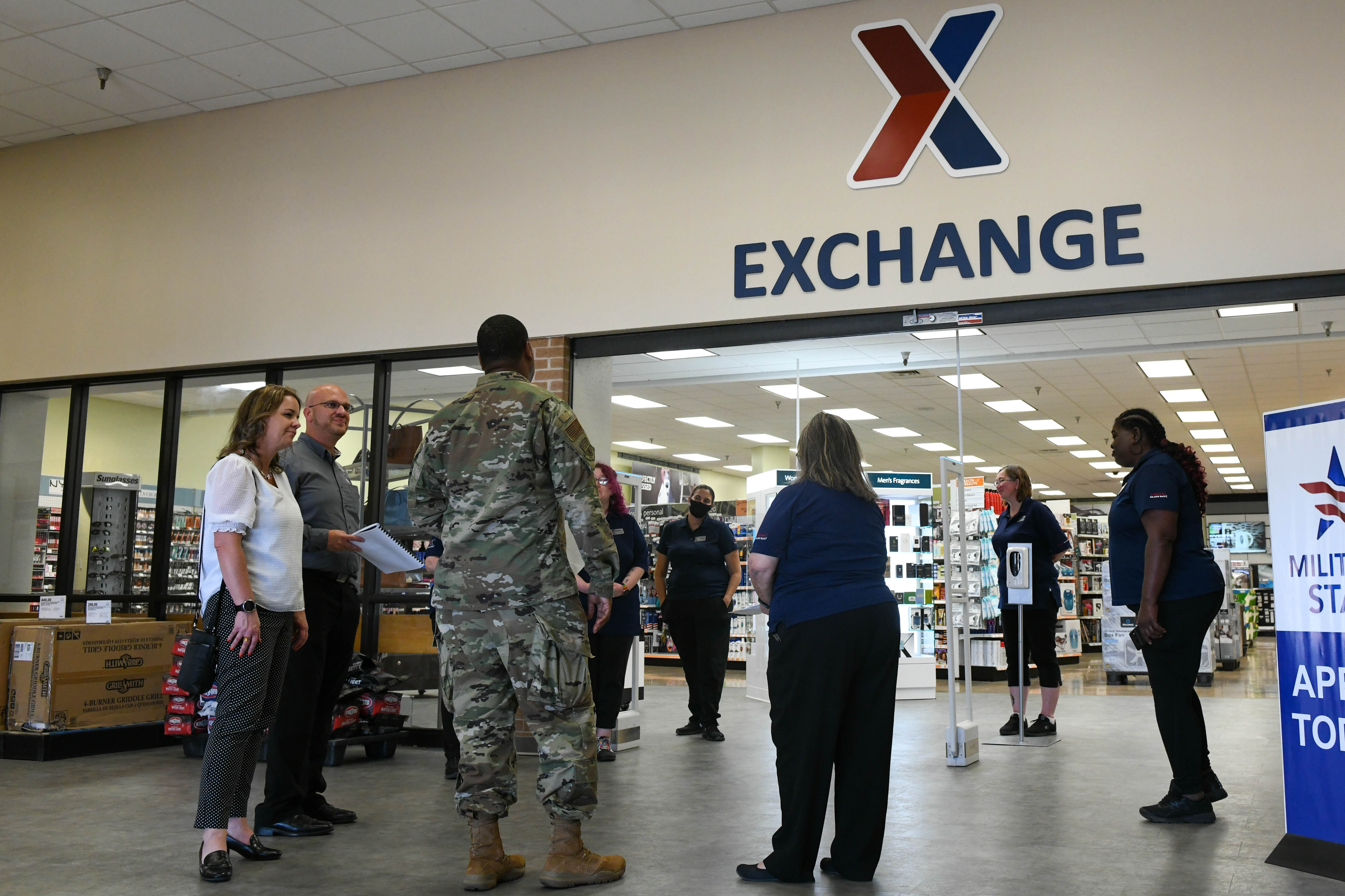 AAFES senior enlisted advisor visits AAFB, focusing on quality of life ...