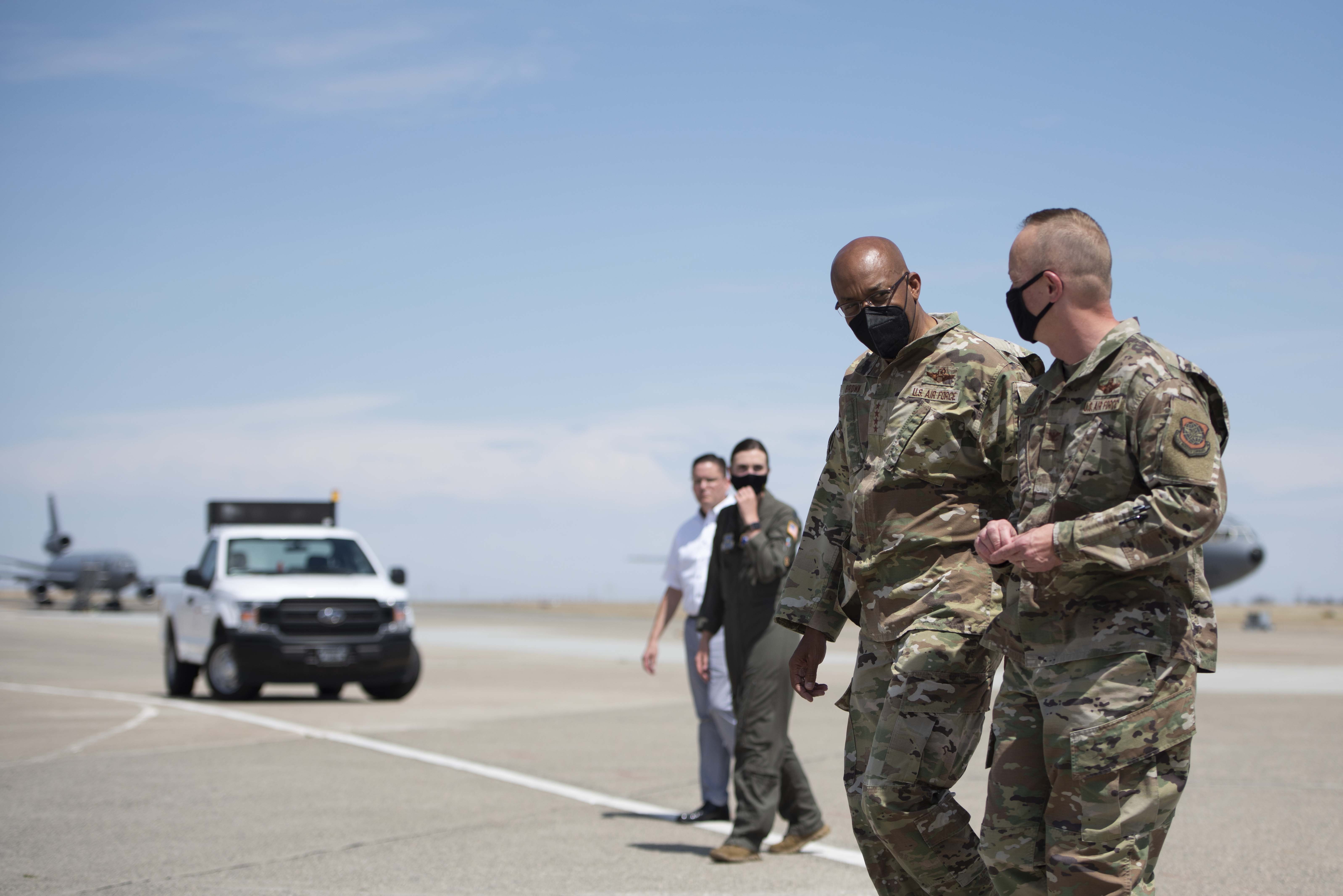 CSAF visits Travis Air Force Base