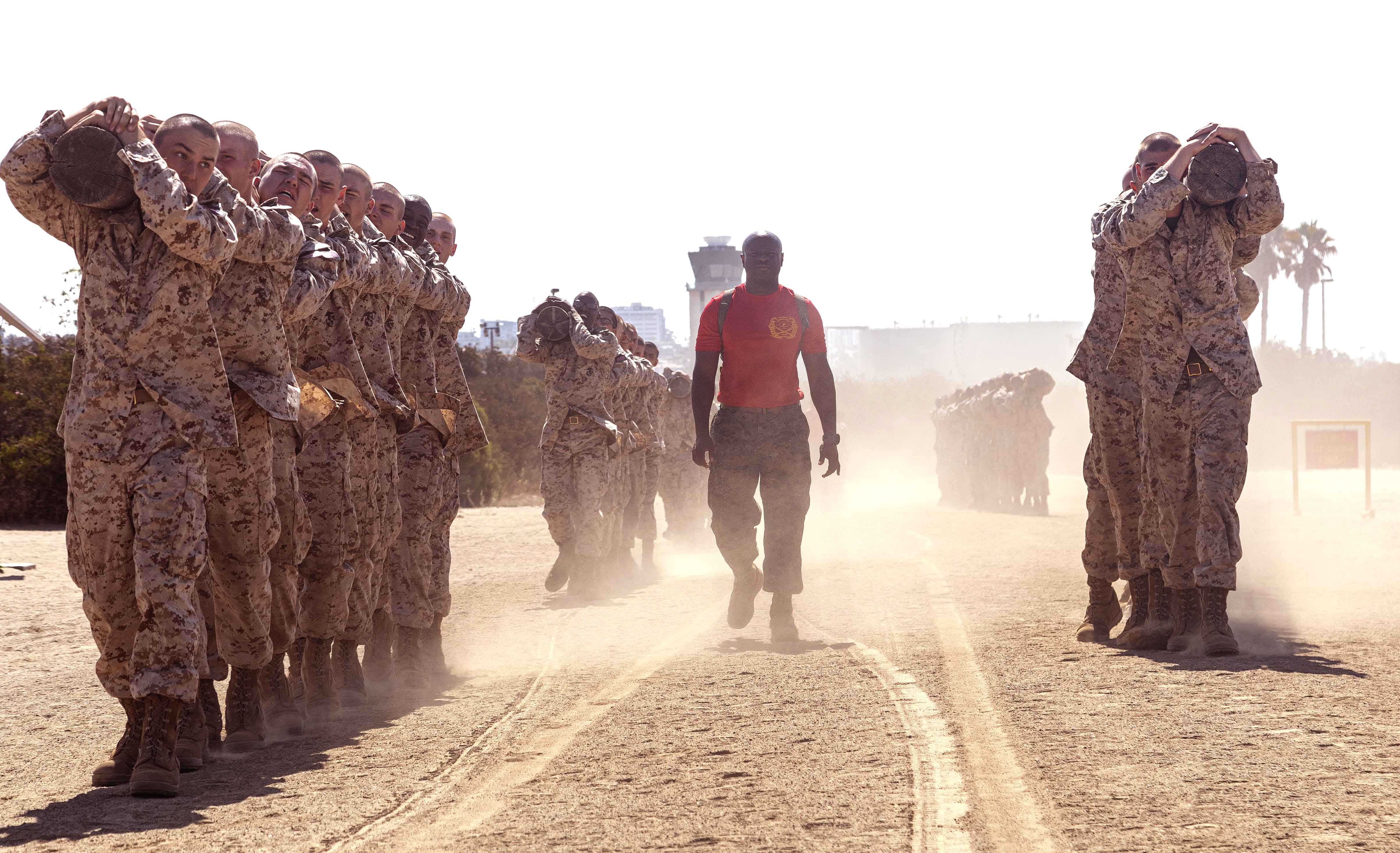 U.S. Marine Corps recruits with Charlie Company, 1st Recruit Training ...