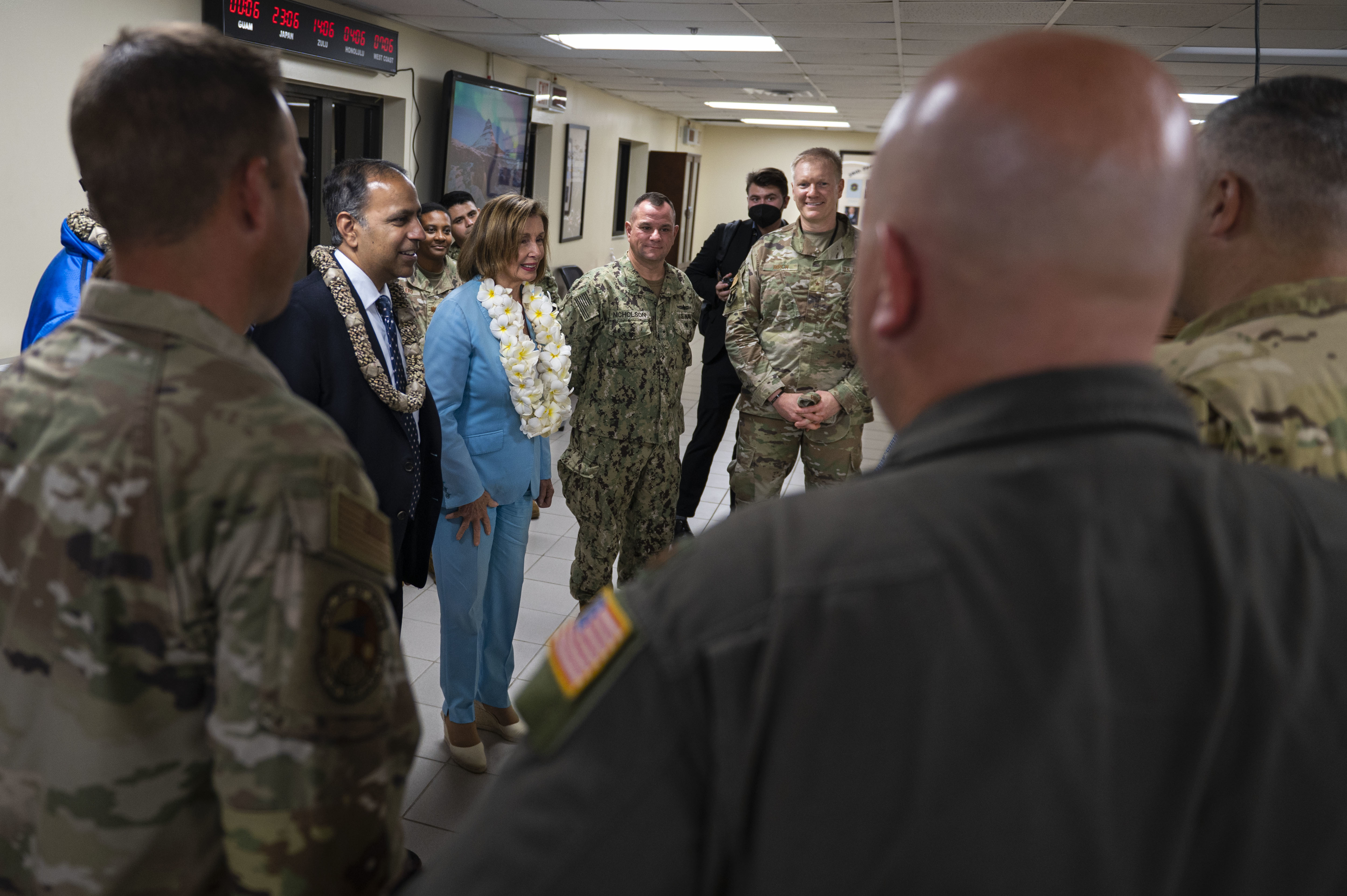 Speaker Pelosi visits the Forward Edge > Andersen Air Force Base ...