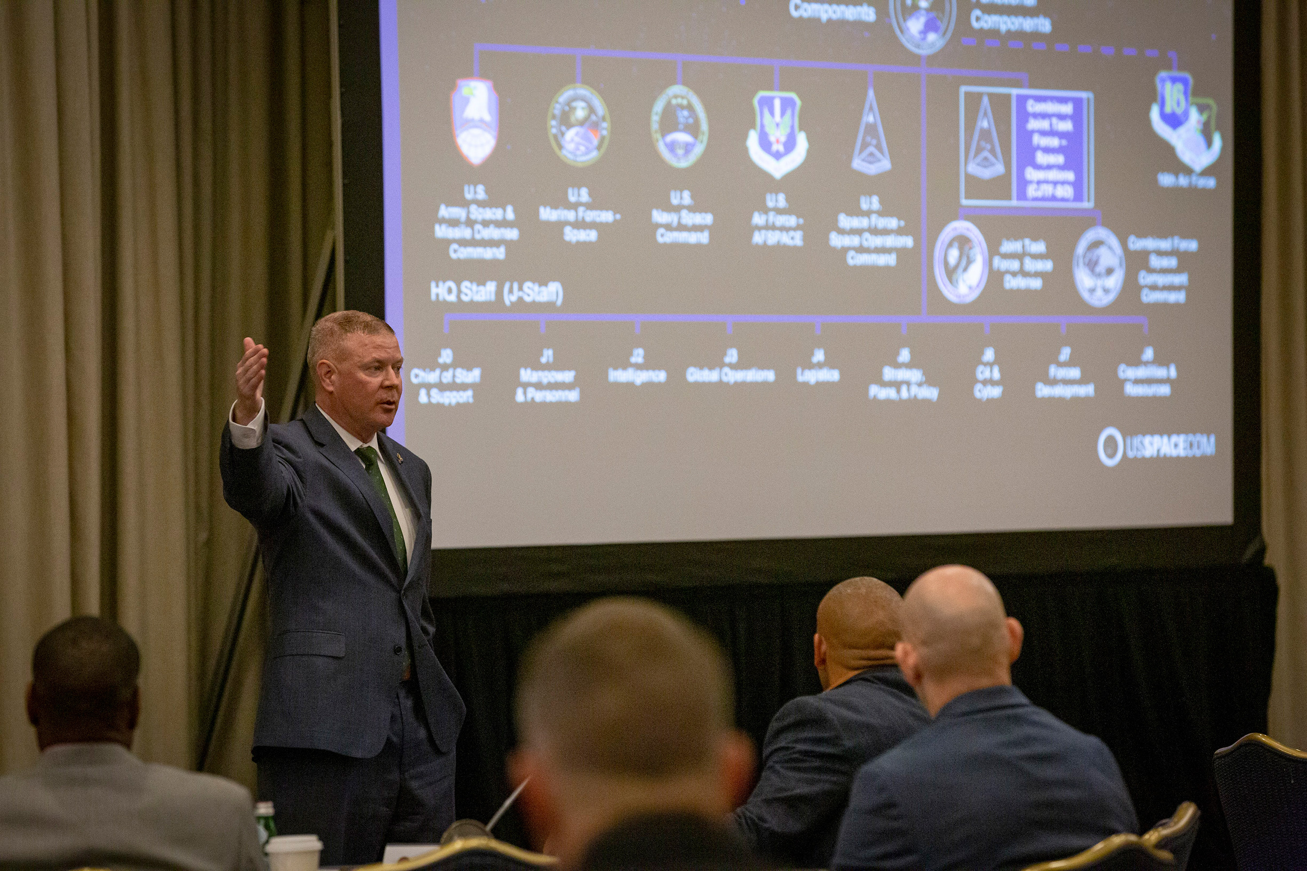 USSPACECOM CSEL speaks at Sergeant Major of the Marine Corps Symposium