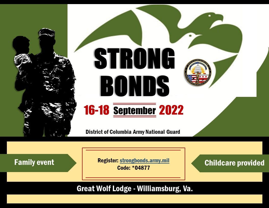 D.C. Army National Guard to host Strong Bonds for Military Families ...