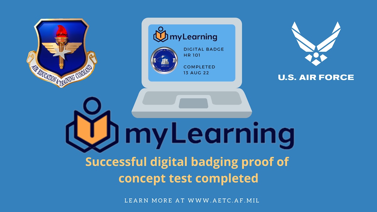 Digital badging proof of concept tests successfully in myLearning > Air ...