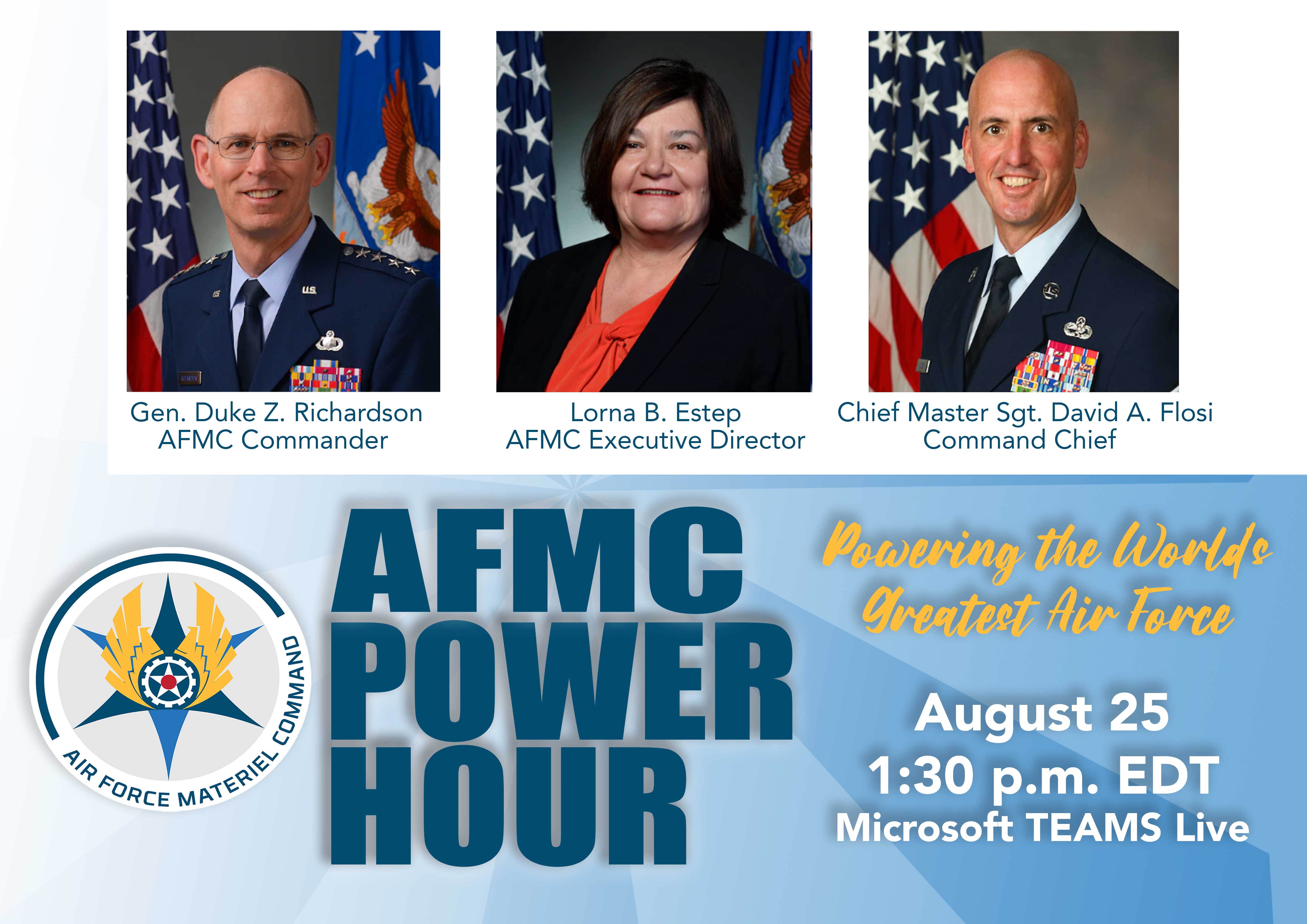 AFMC Power Hour all-call set for Aug. 25