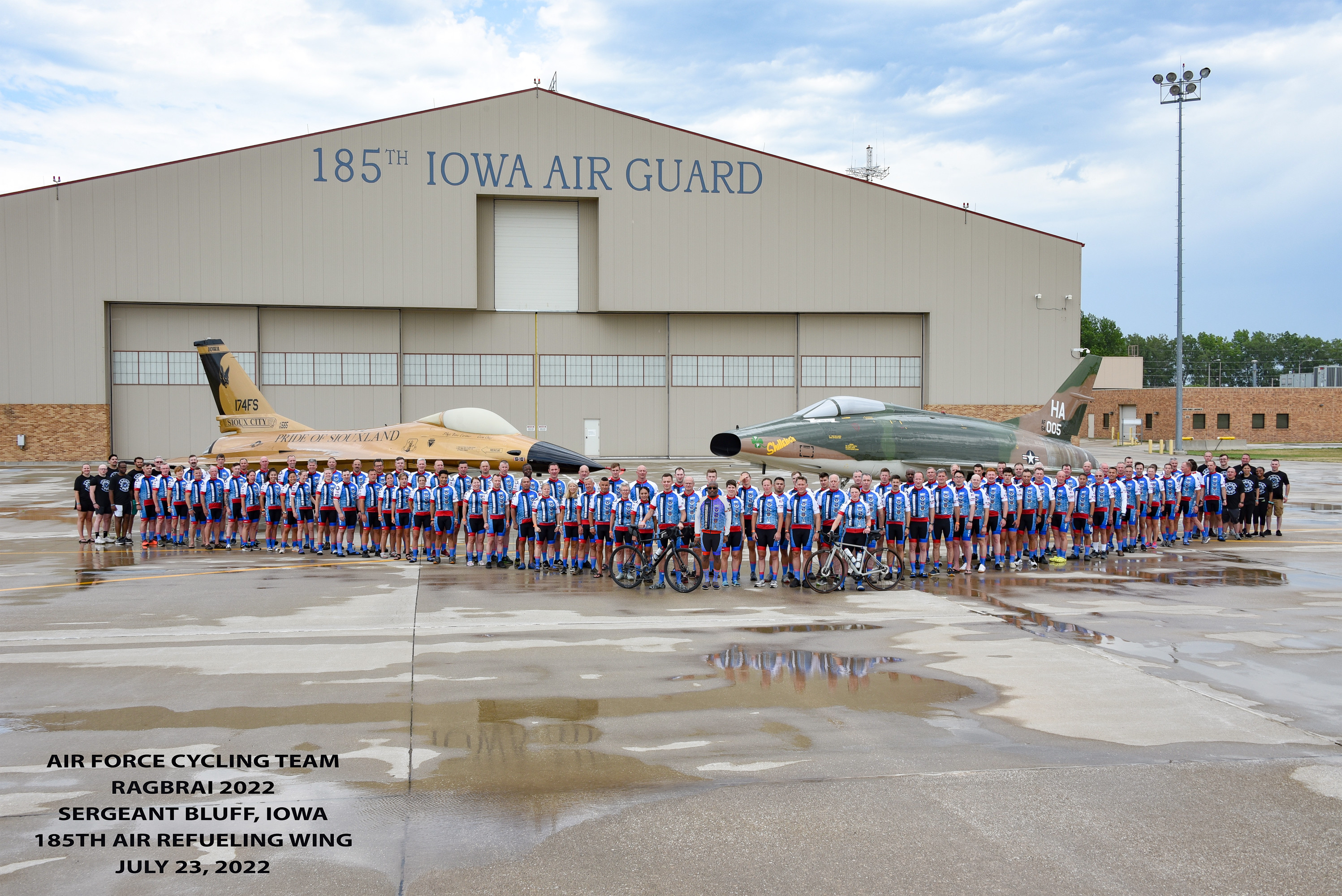 Basic military training commander completes first Iowa ride with Air ...