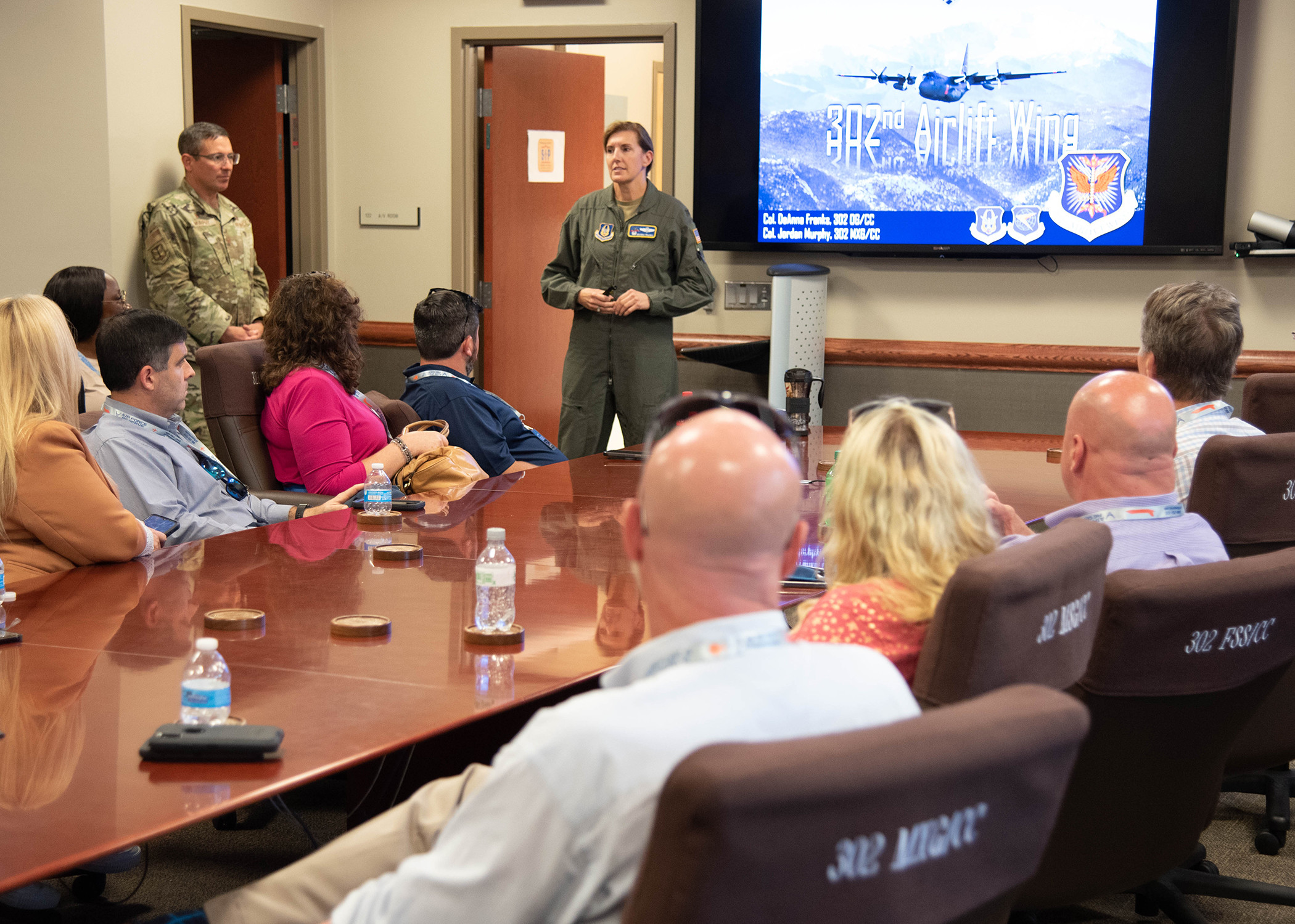 Civic leaders tour Peterson Space Force Base, U.S. Air Force Academy ...
