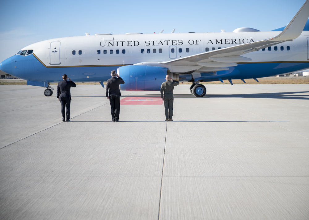SECAF visits Edwards 412th Test Wing Operating Location Plant 42 ...