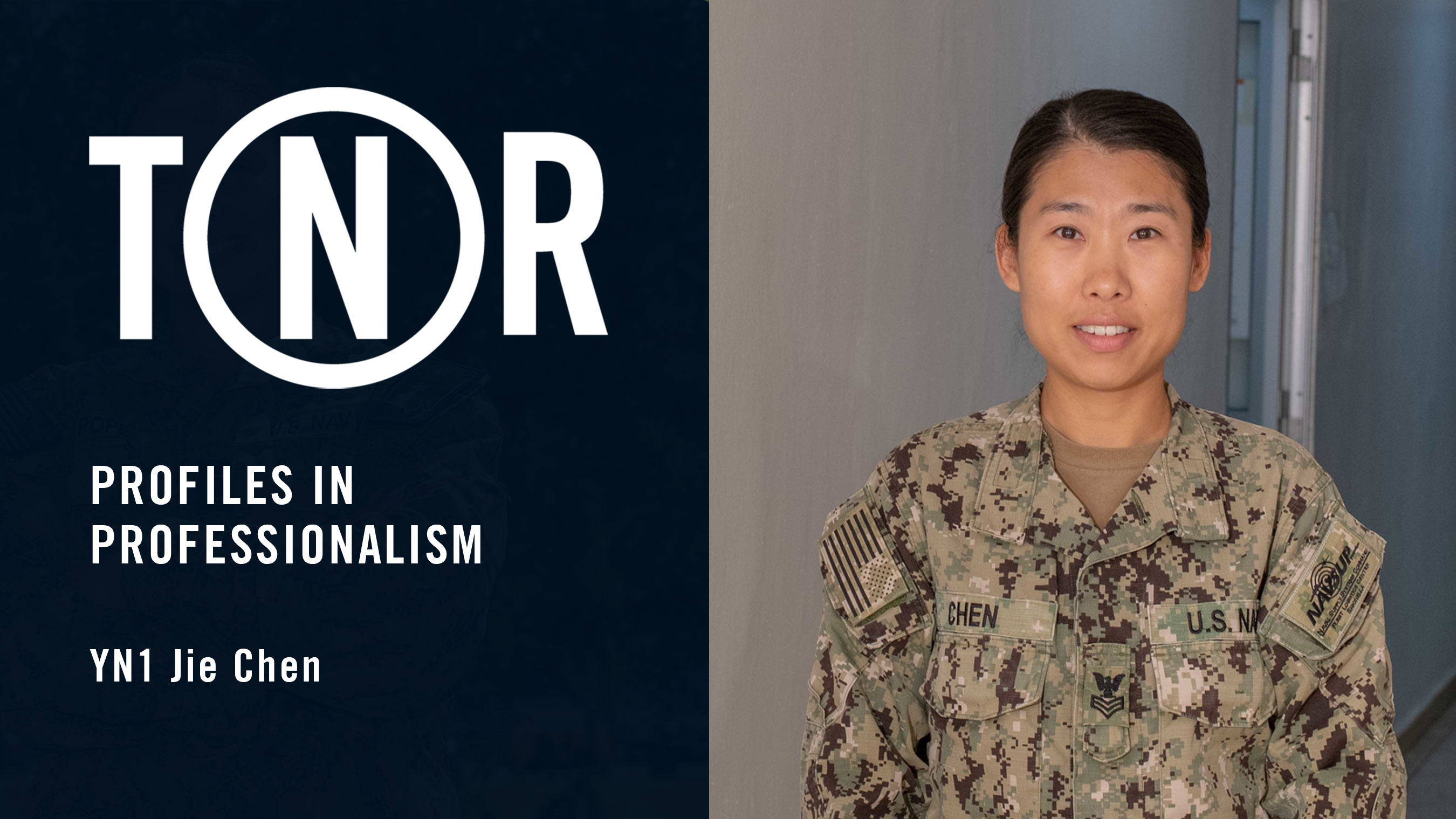Profiles in Professionalism: Yeoman 1st Class Jie Chen > United States ...
