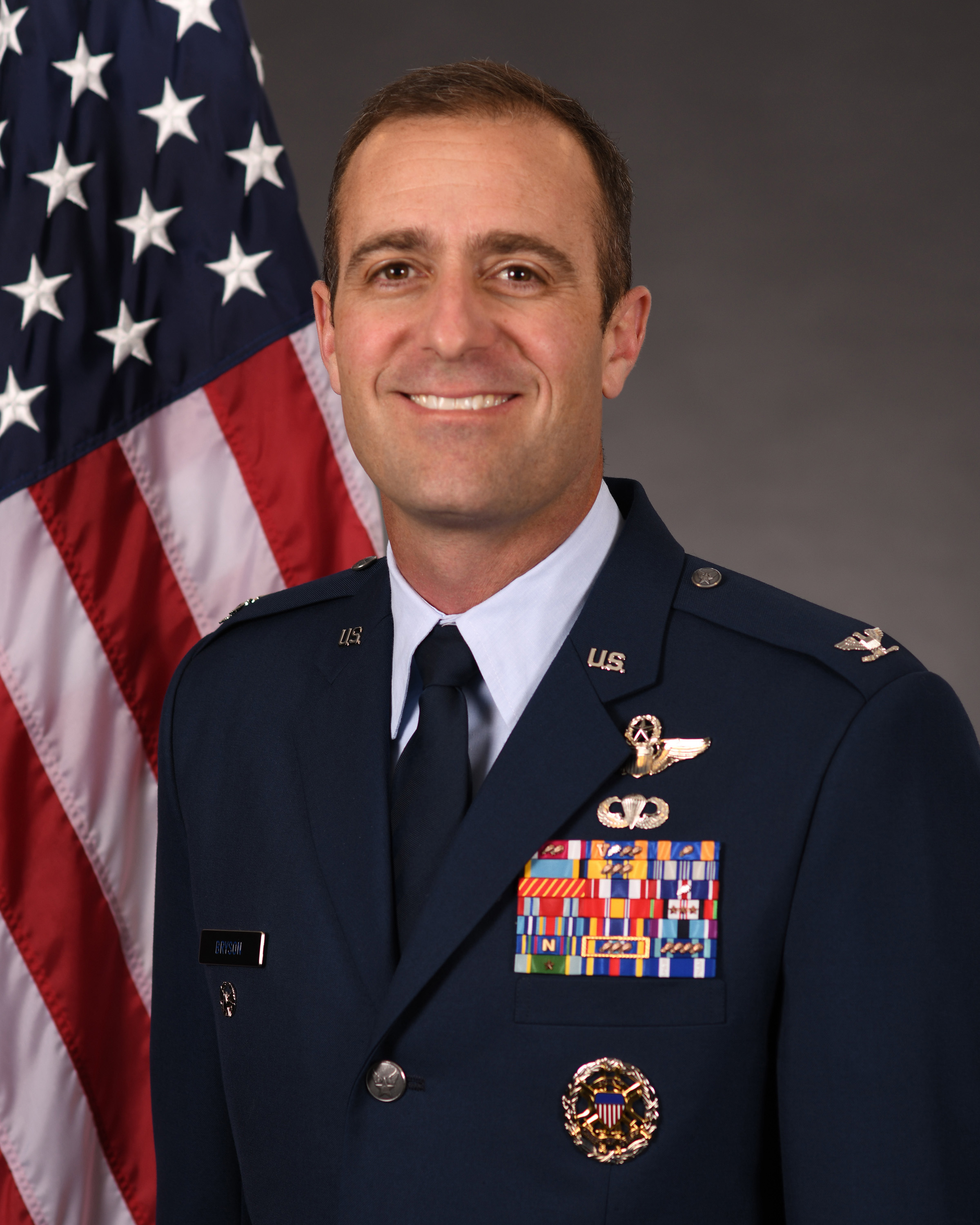 Col Parkin C. Bryson Vice Wing Commander official bio photo