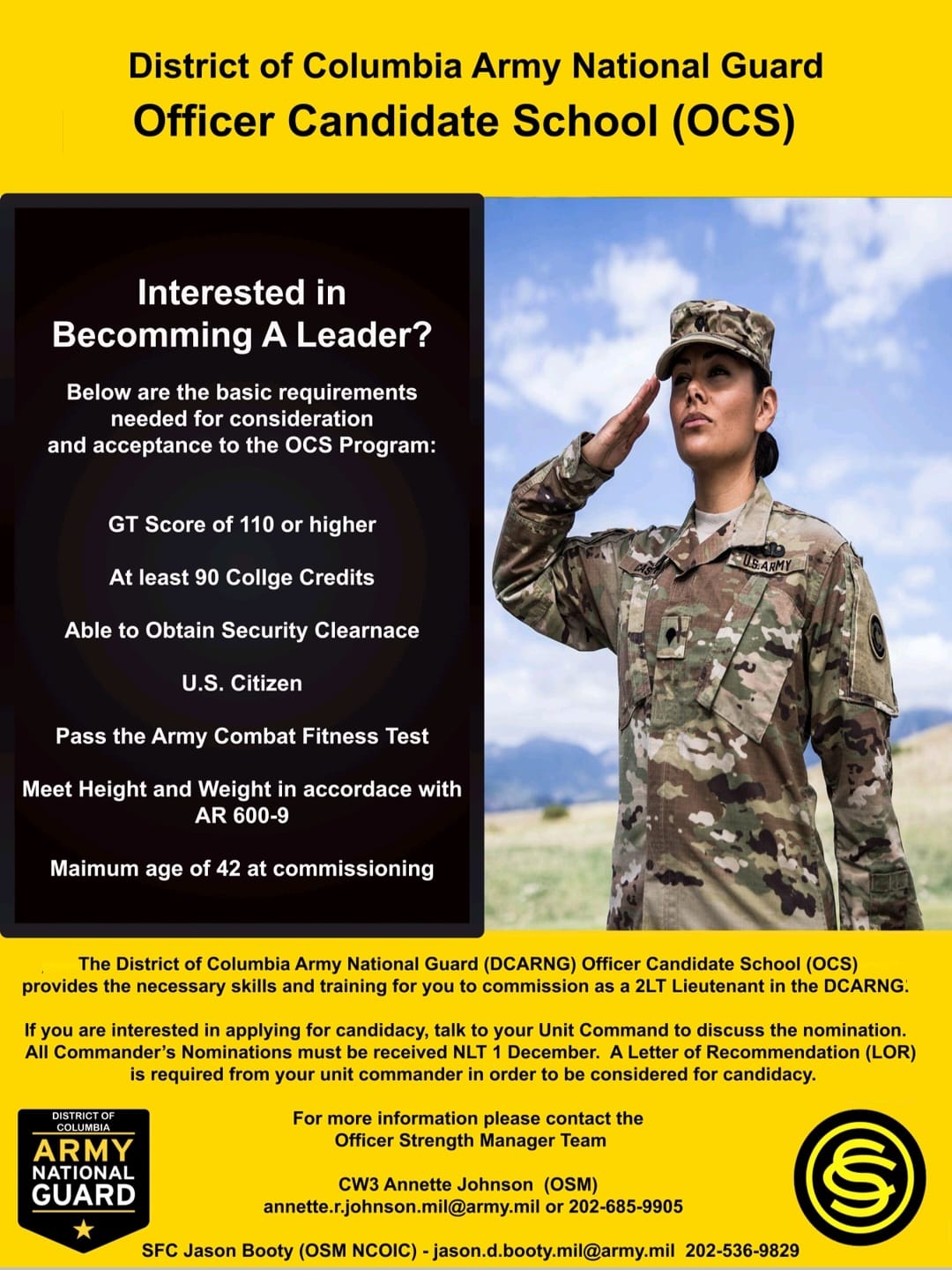 District of Columbia Army National Guard Officer Candidate School