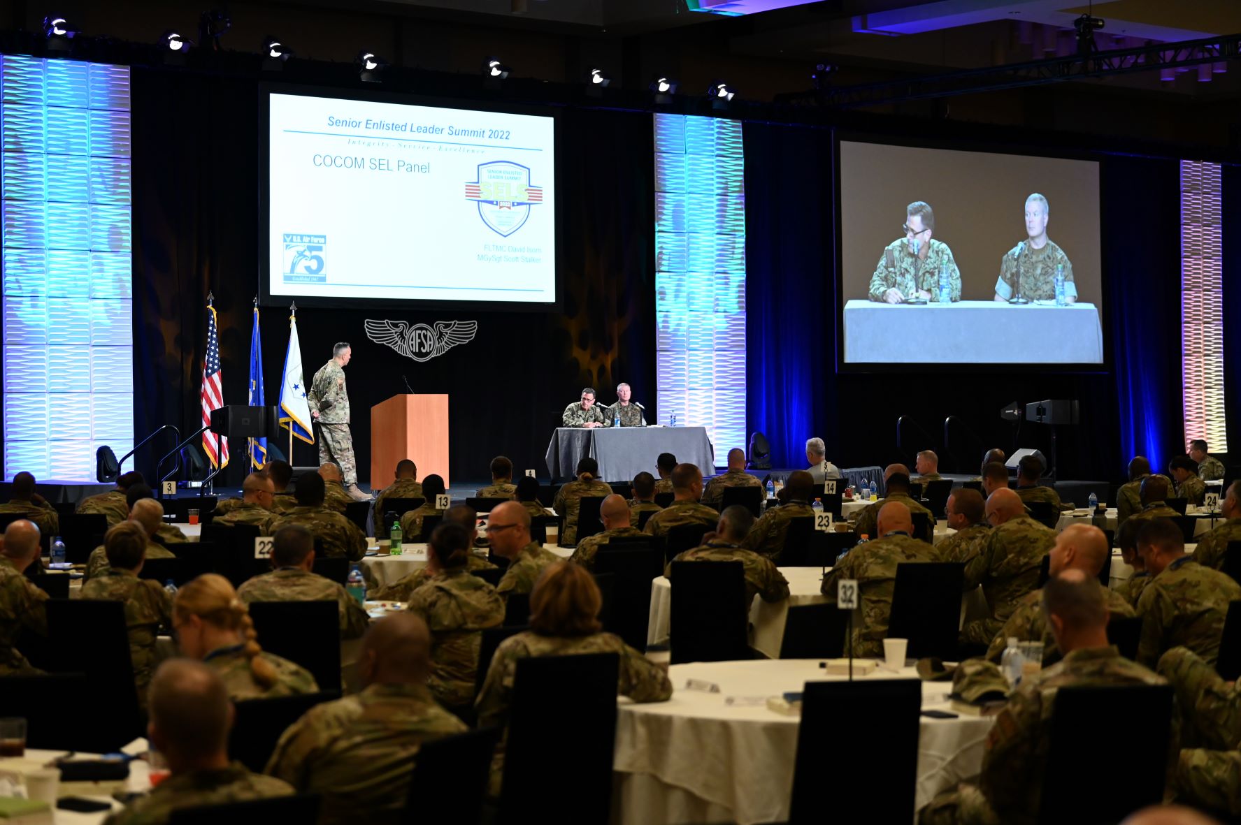 USSPACECOM CSEL at Air Force Senior Enlisted Leader Summit