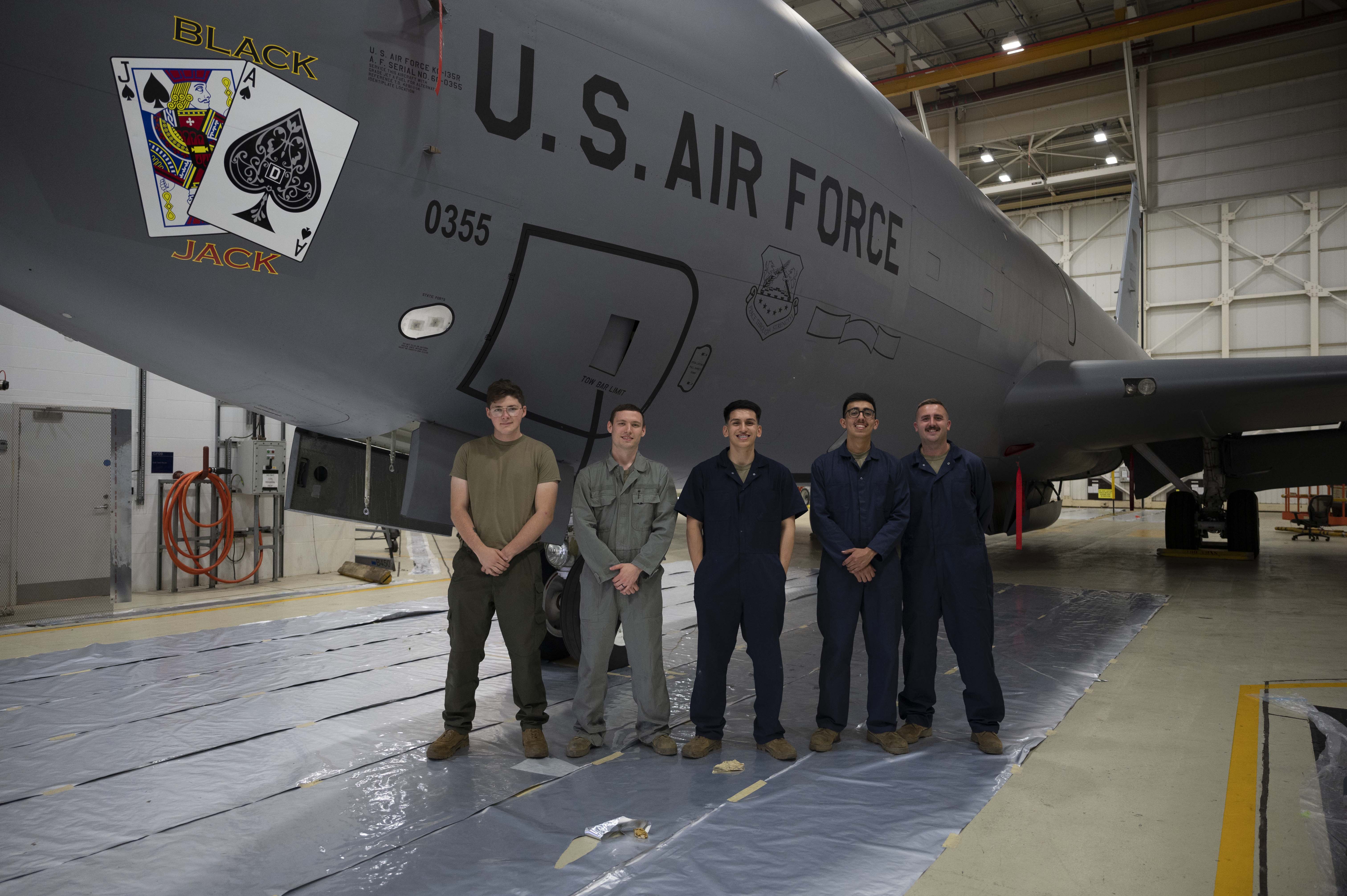 Corrosion control performs KC-135 maintenance > Royal Air Force ...