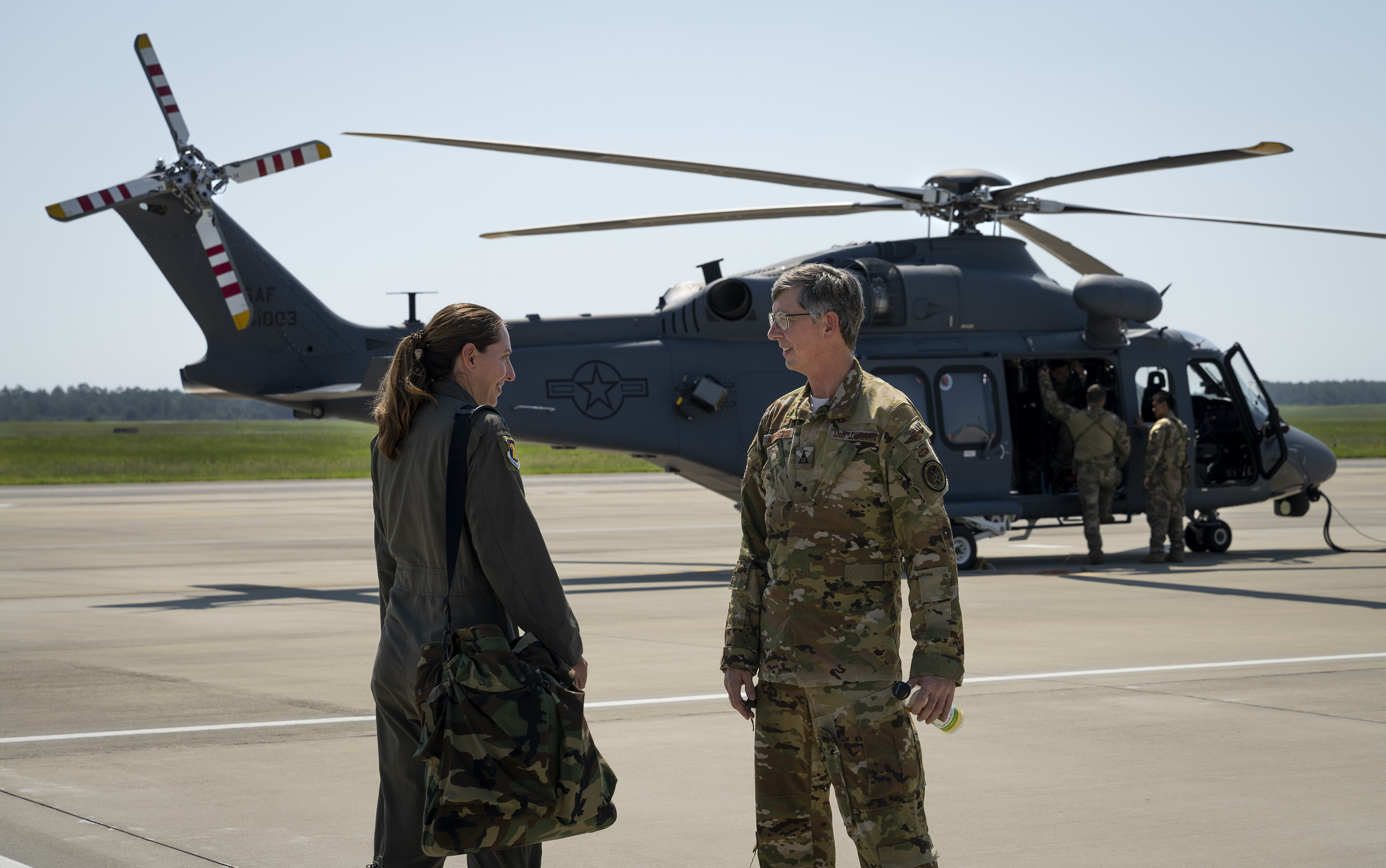 Unleashed: Grey Wolf flies with all-Air Force crew for first time ...