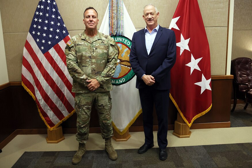 U.S. Central Command Commander General Michael "Erik" Kurilla's meeting ...
