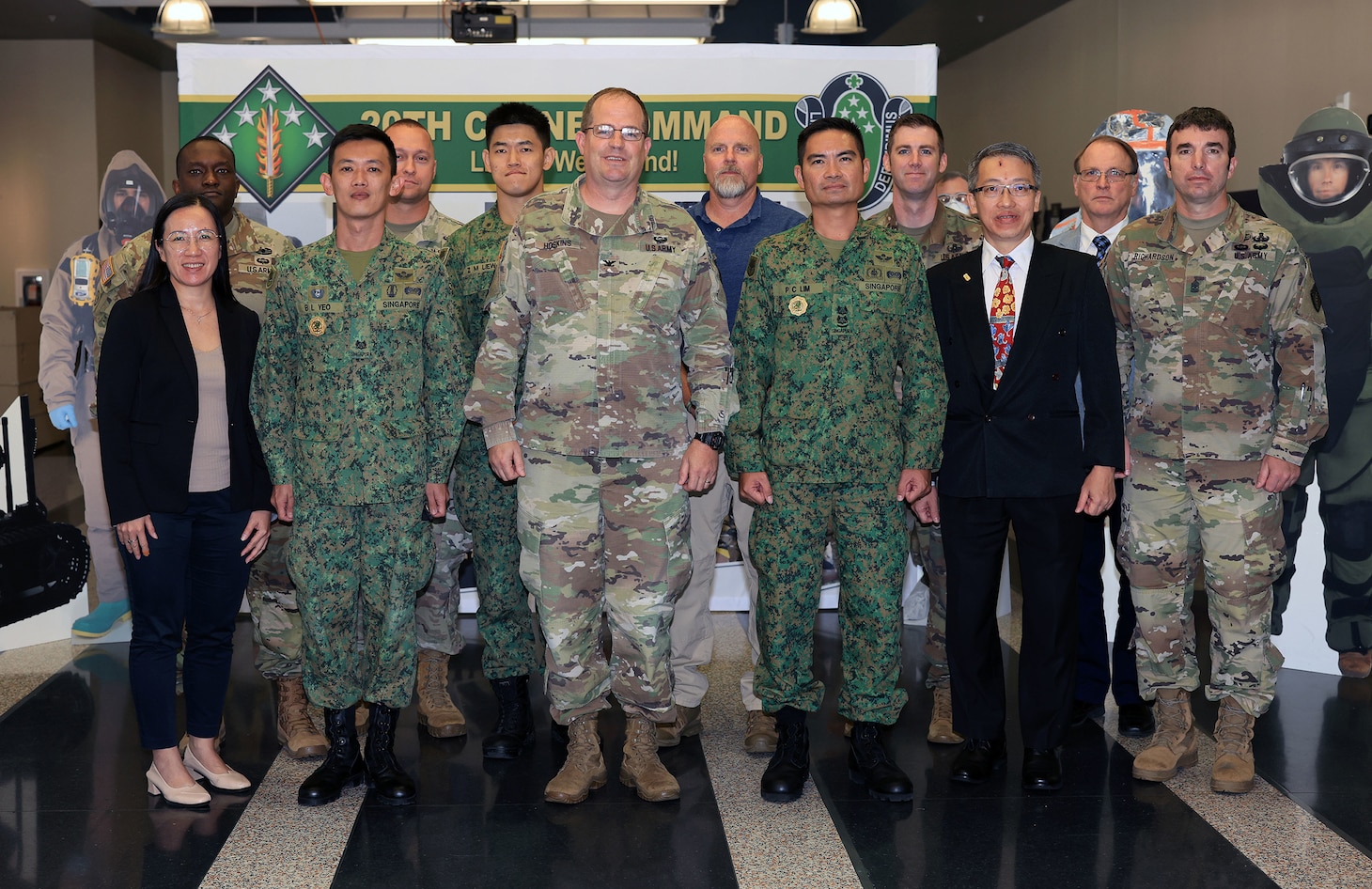 Premier U.S. Army All Hazards Command Hosts Singaporean Armed Forces ...
