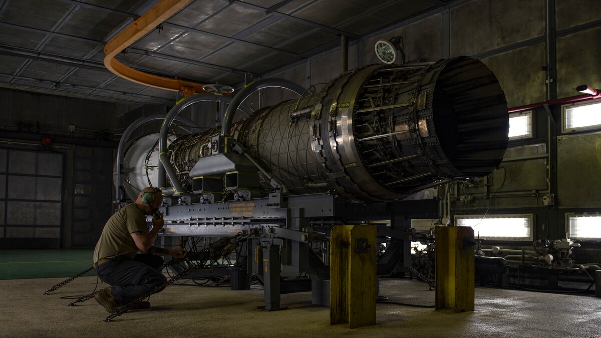 18th CMS test cell Airmen unleash the afterburner > 5th Air Force ...