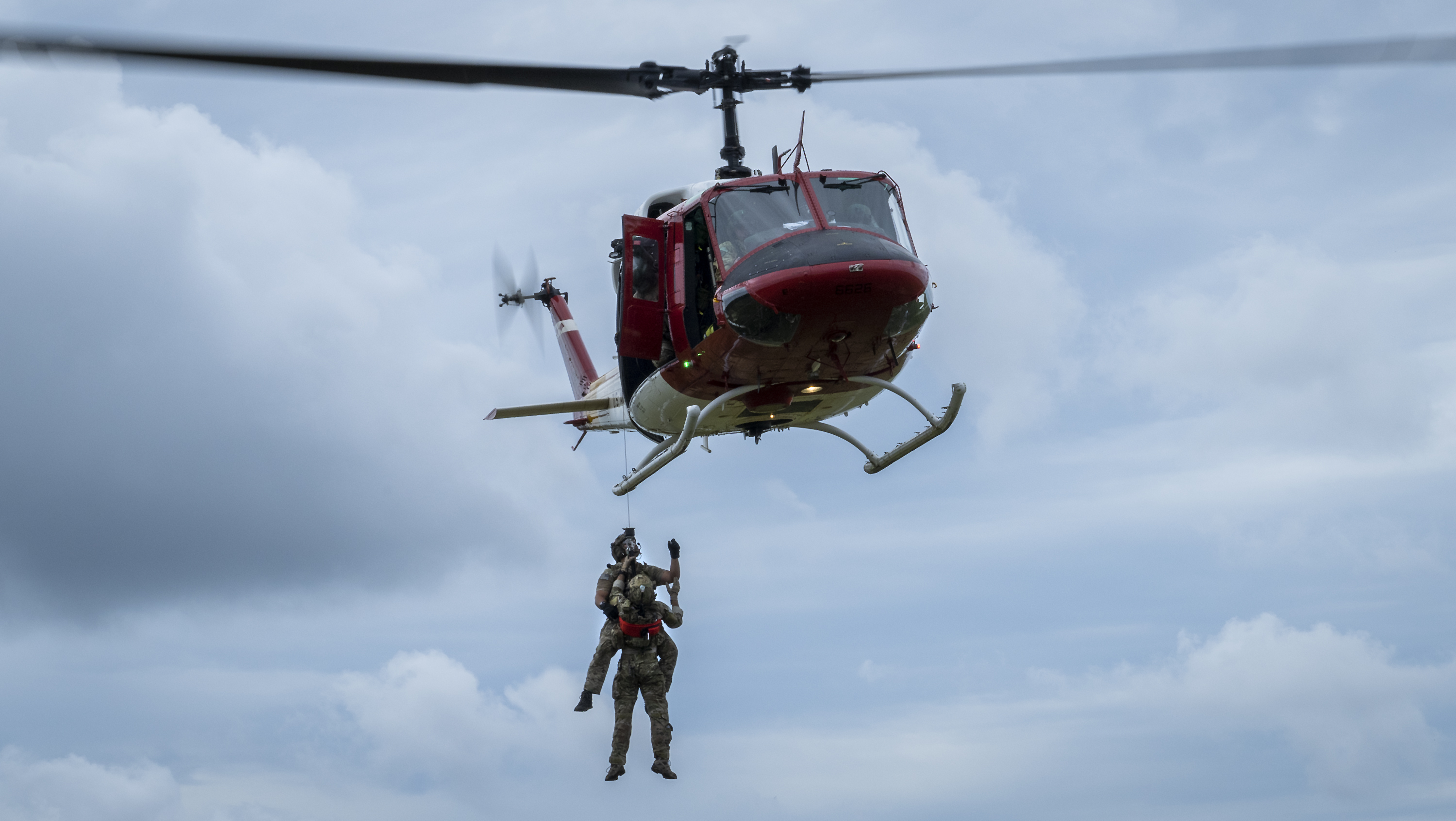 Eglin Huey helps with special ops extraction training > Air Force Test ...
