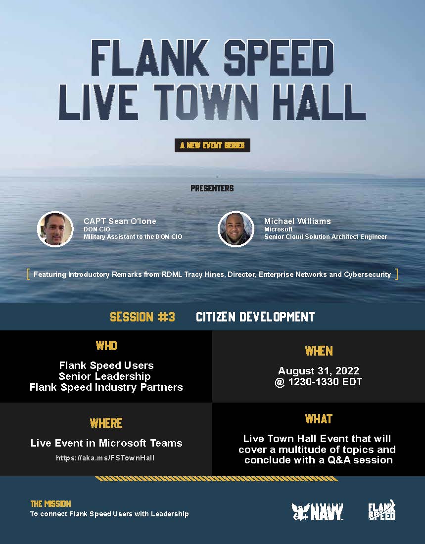 Next Flank Speed Live Town Hall Occurs This Wednesday > United States ...