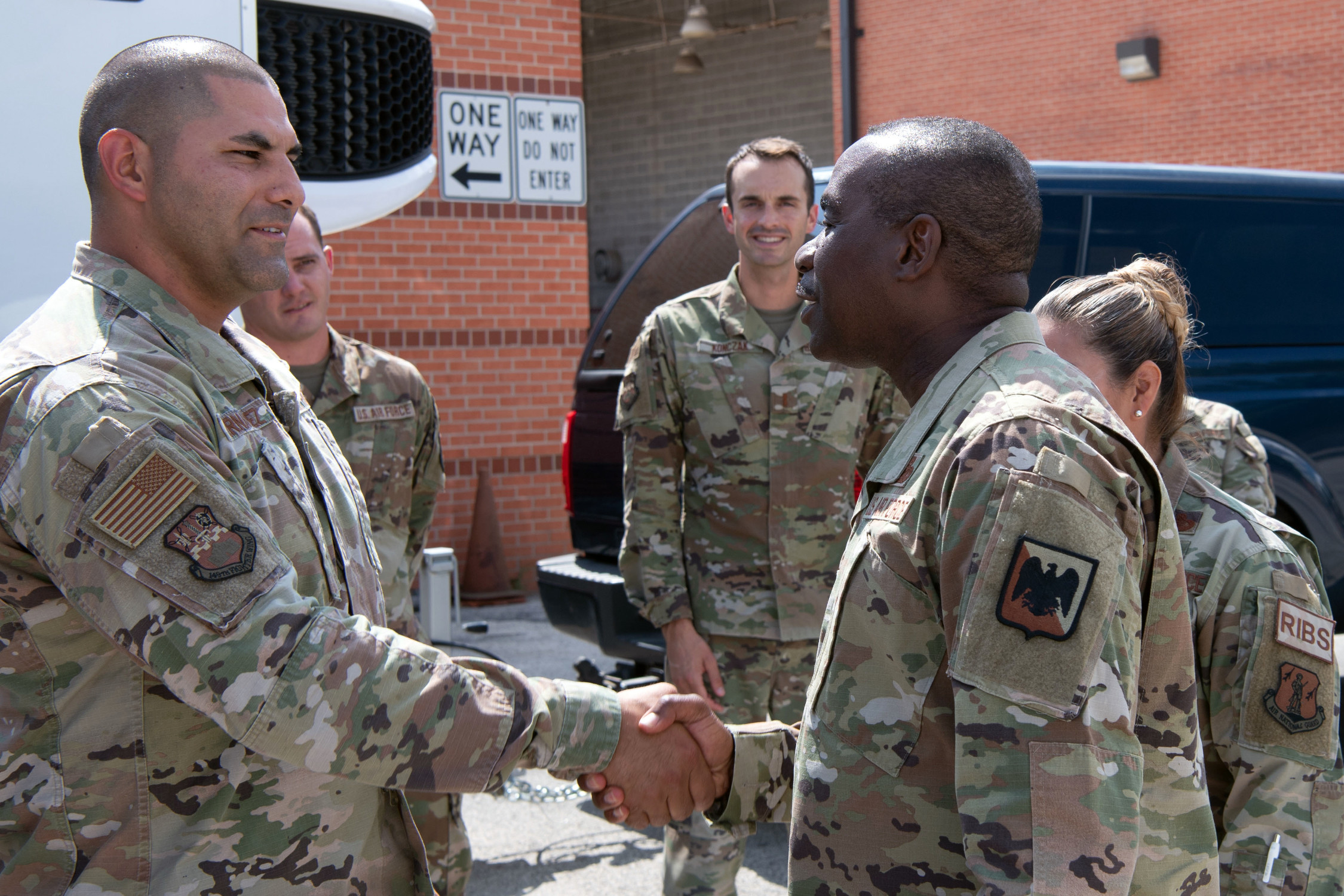PHOTOS: Air National Guard command chief visits 149th Fighter Wing ...
