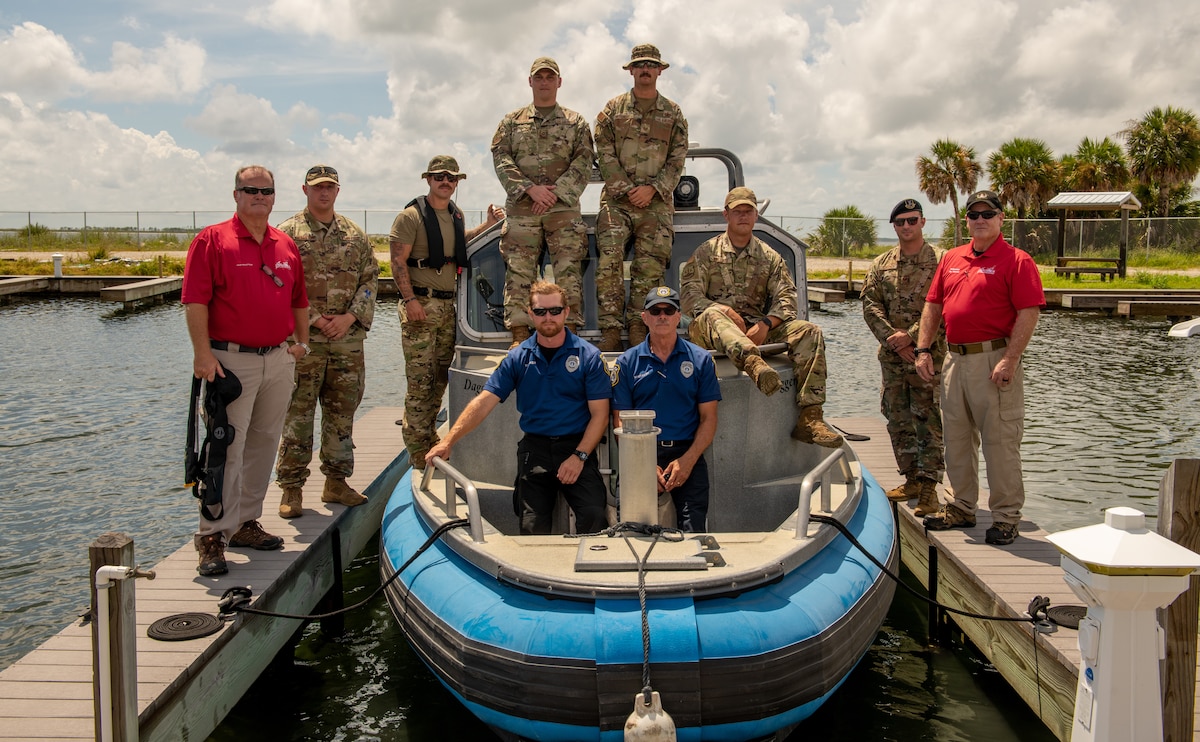 Tyndall Security Forces Marine Patrol defends the base, the bays ...