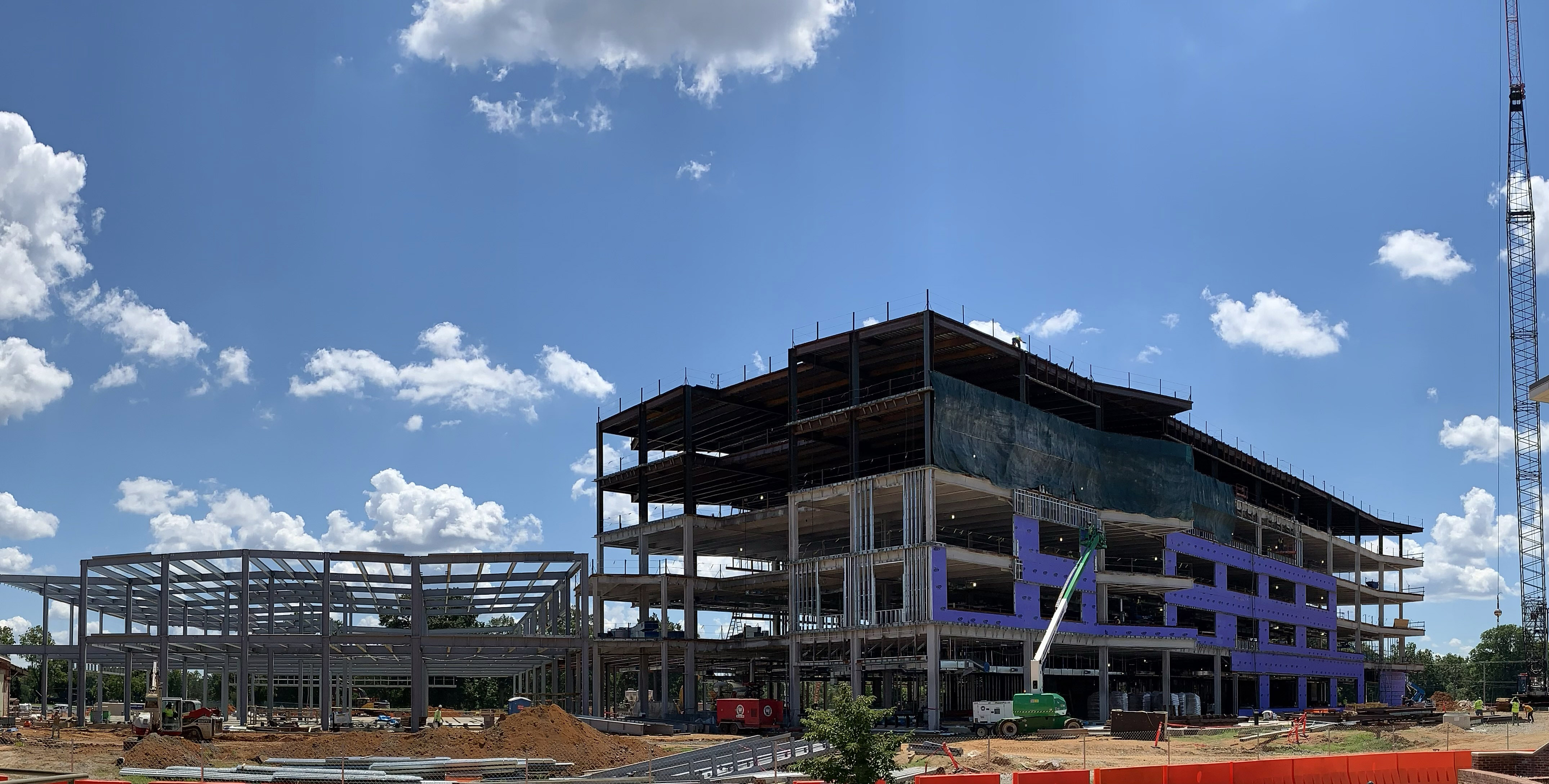 Construction of Phase 2 of Aviation Operations Center nearly halfway to ...