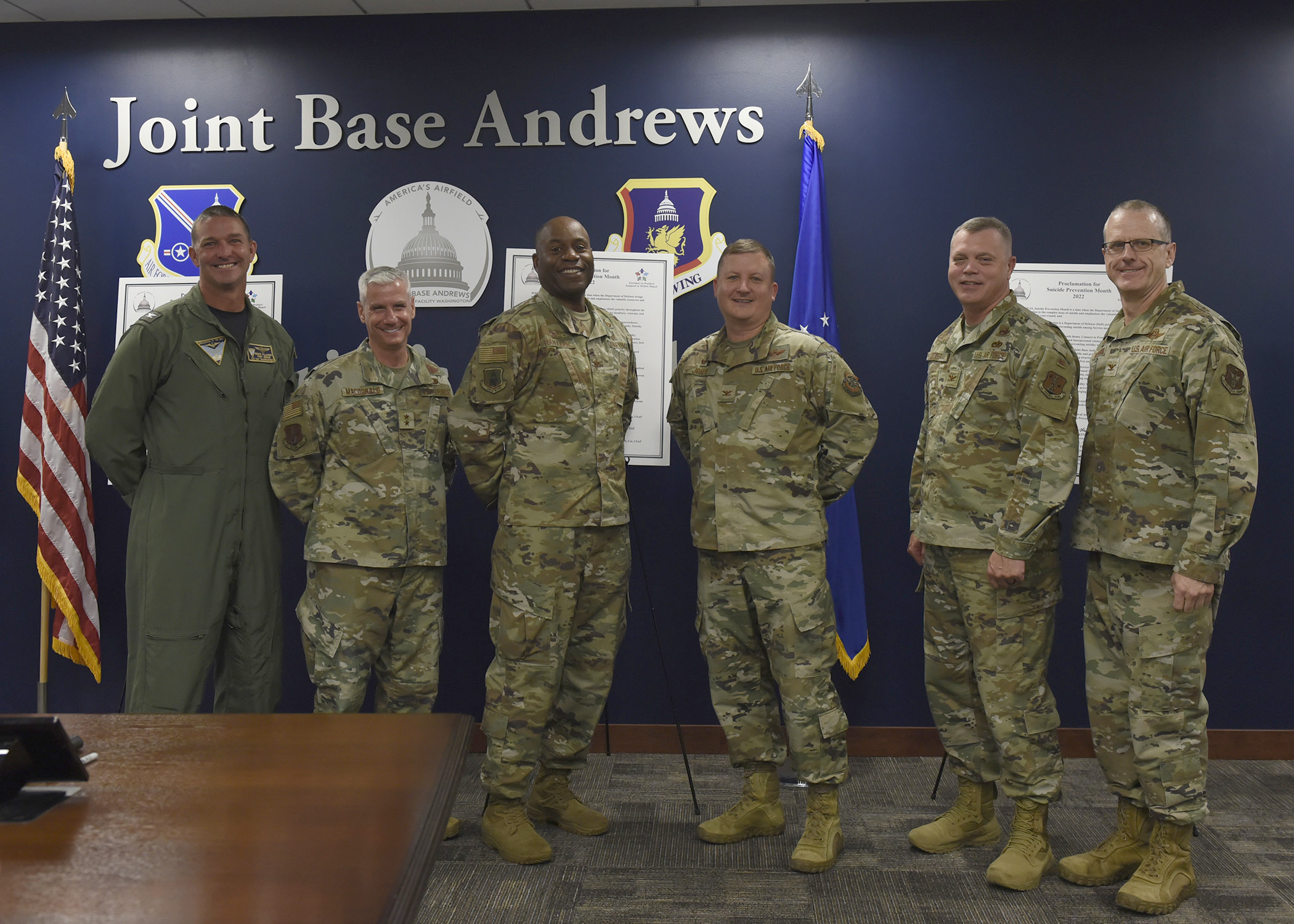JBA leaders sign Suicide Prevention Month proclamation > Air Mobility ...