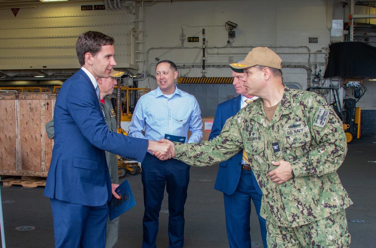 Ship familiarization tour