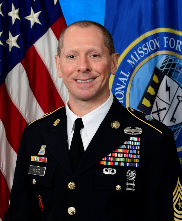 CSM Jebin Heyse, USA, Senior Enlisted Leader, CNMF HQ