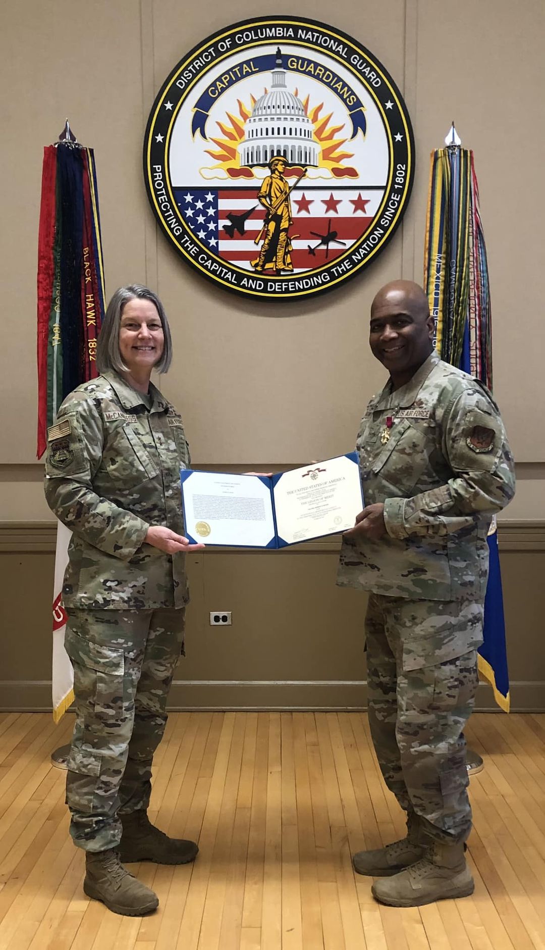 Brig. Gen Robert D. Bowie recieves Legion of Merit Award
