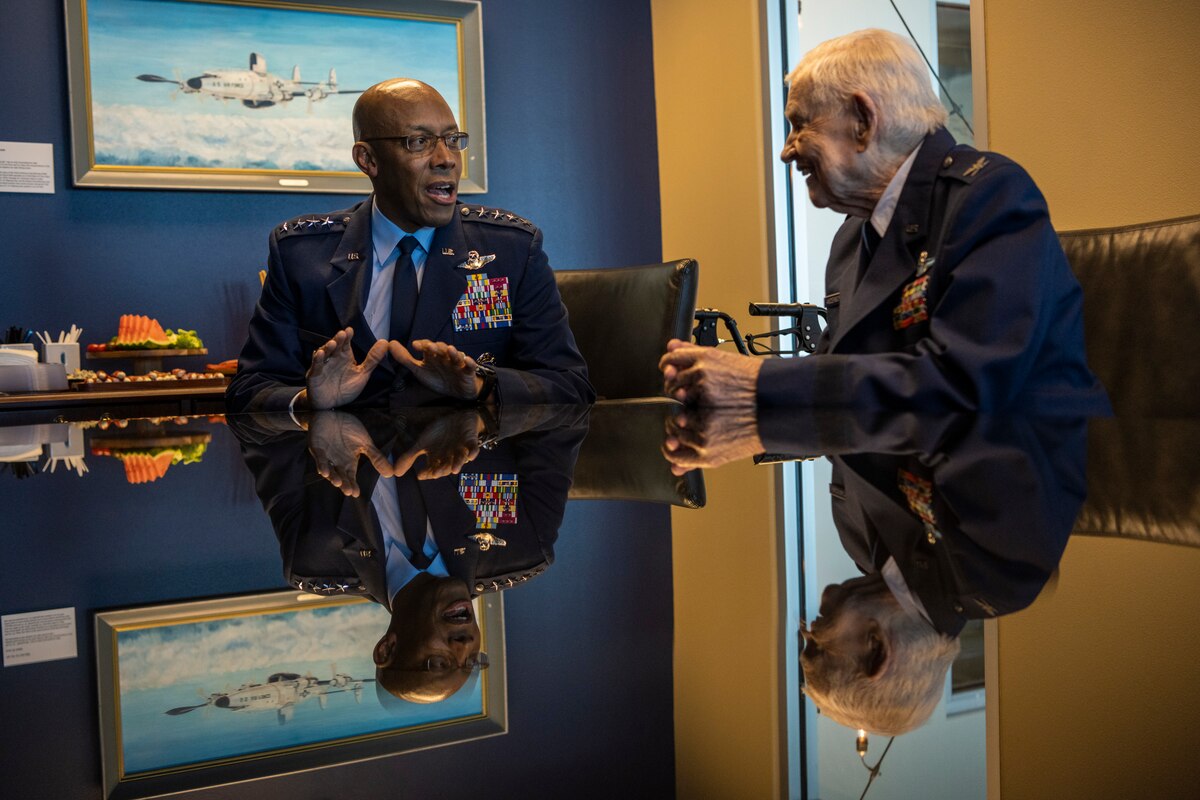 CSAF promotes retired WWII triple ace fighter pilot to brigadier ...