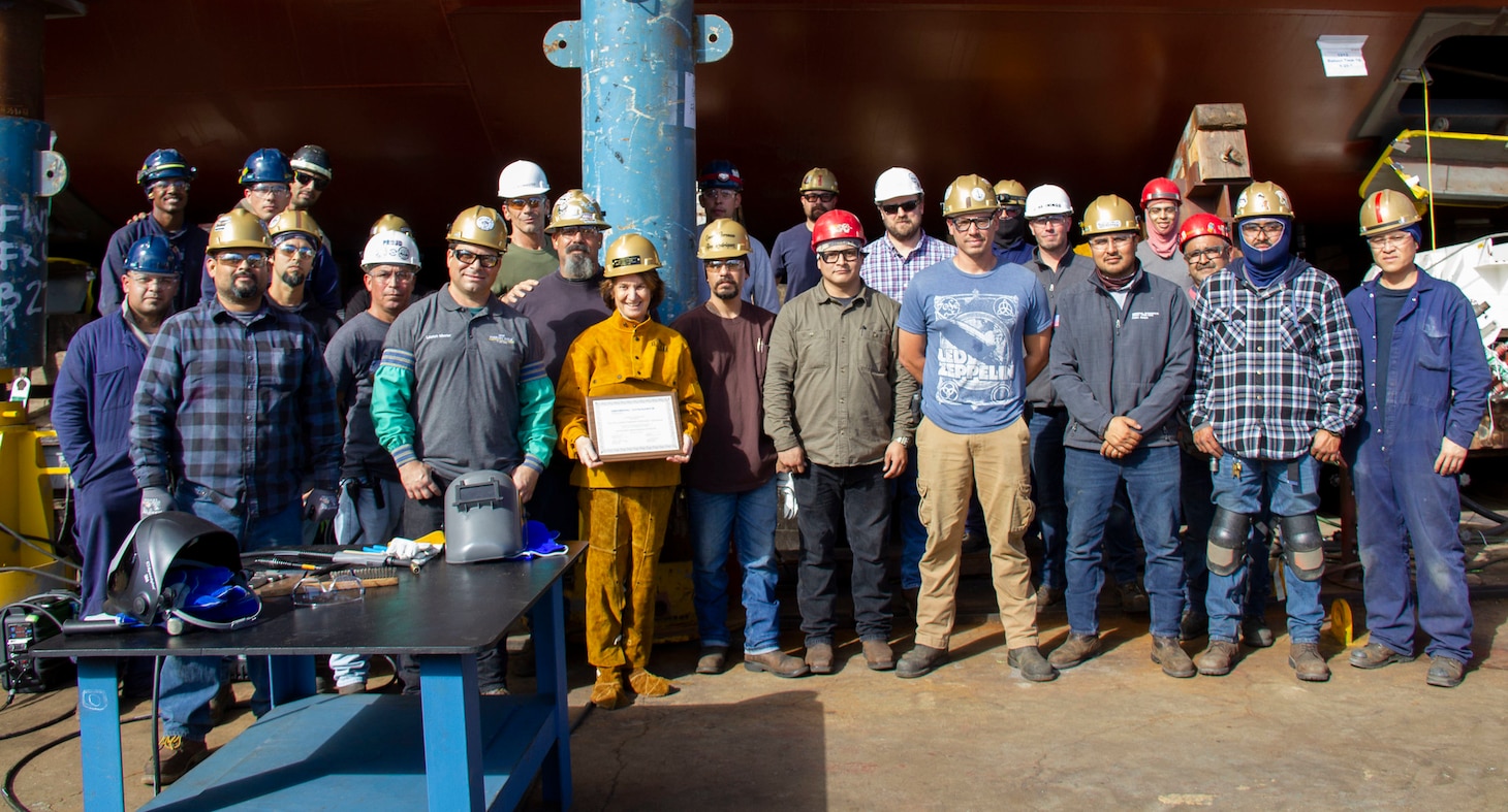 Keel Authenticated for Future USNS Robert F. Kennedy (T-AO 208 ...