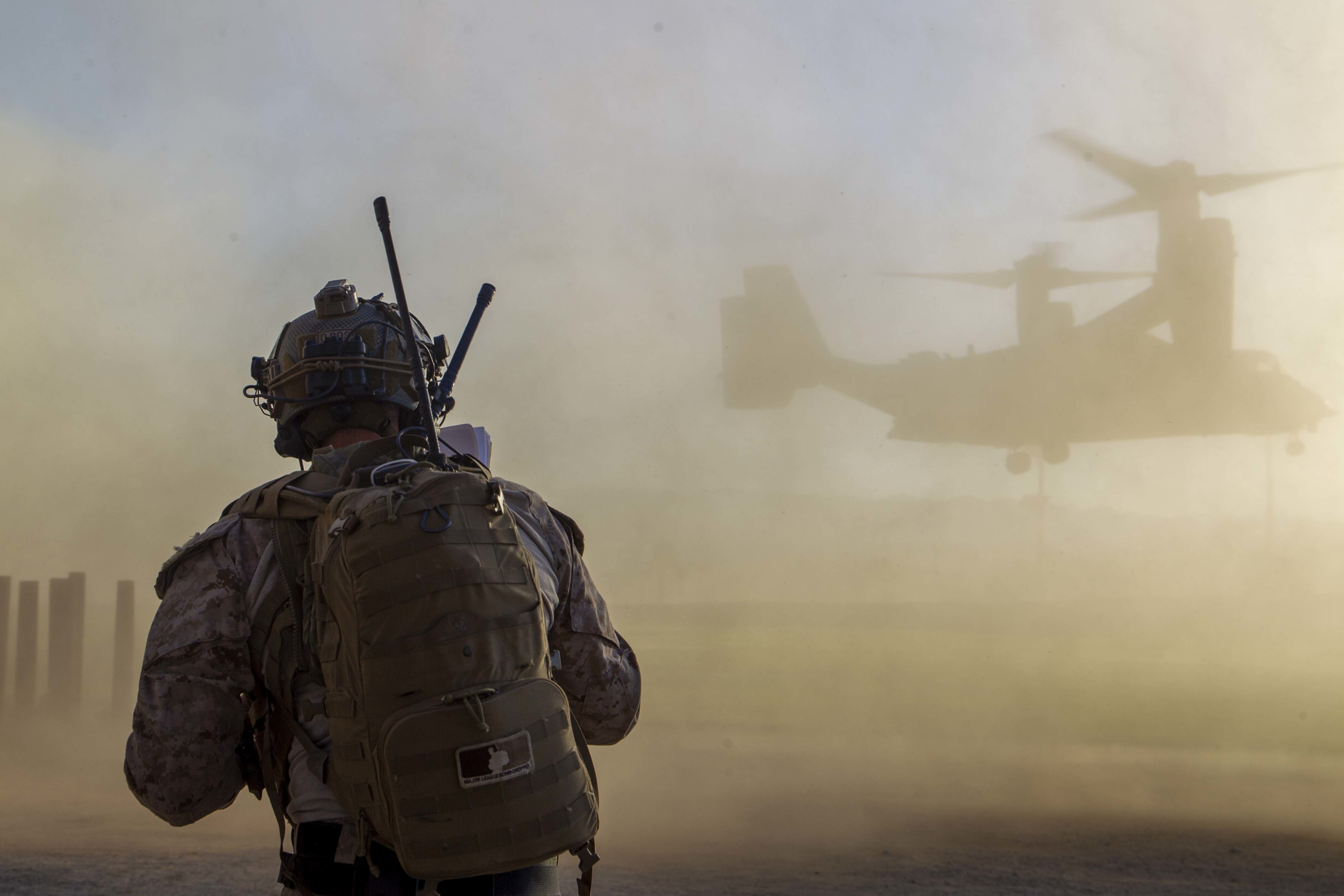 U.S. Marines conduct a noncombatant evacuation operation training exercise
