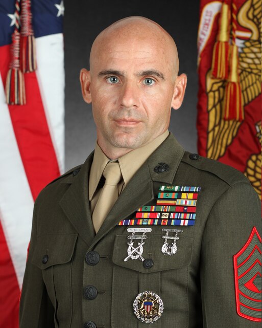 First Sergeant Nathan Hendrick > Marine Corps Recruit Depot, Parris ...