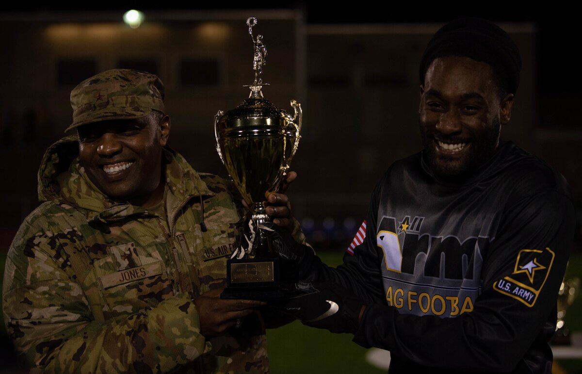Team Ramstein hosts first Air Force vs Army Flag Football Game ...