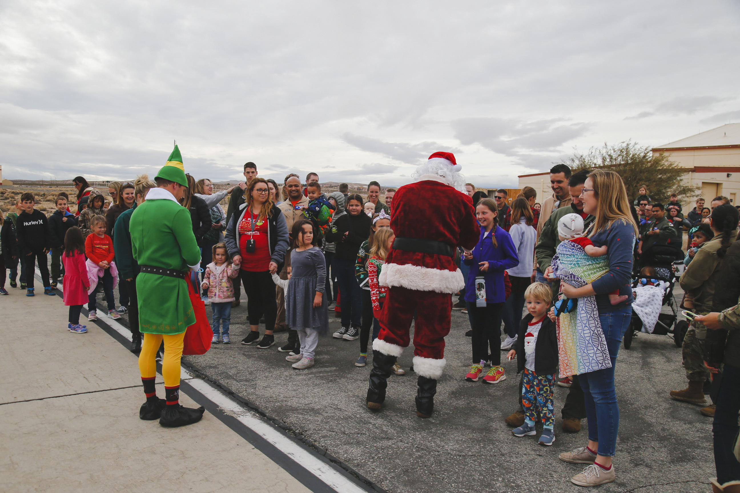 Santa Claus upgrades from reindeer... to Fighting Falcon to spread ...