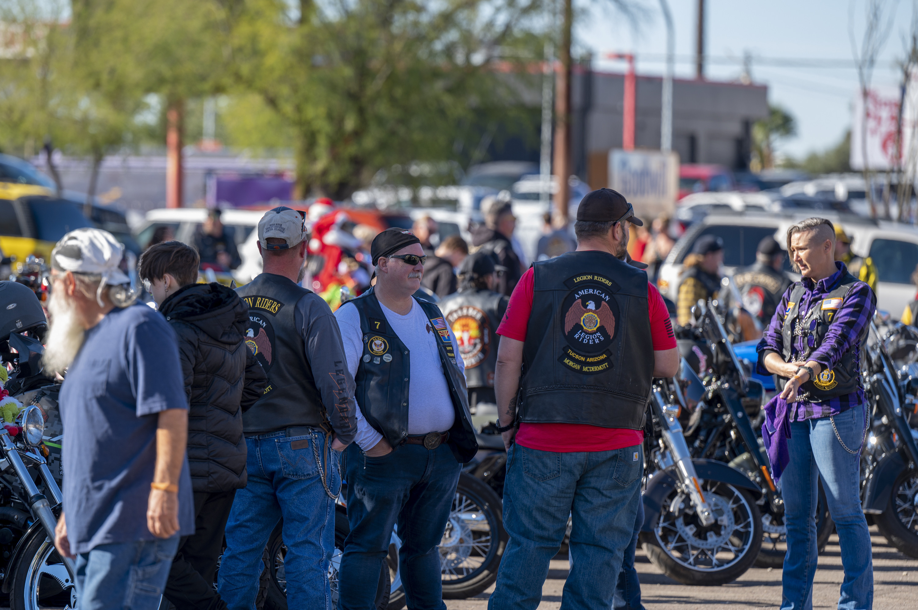 Local motorcycle club hosts toy parade for military families > Davis ...