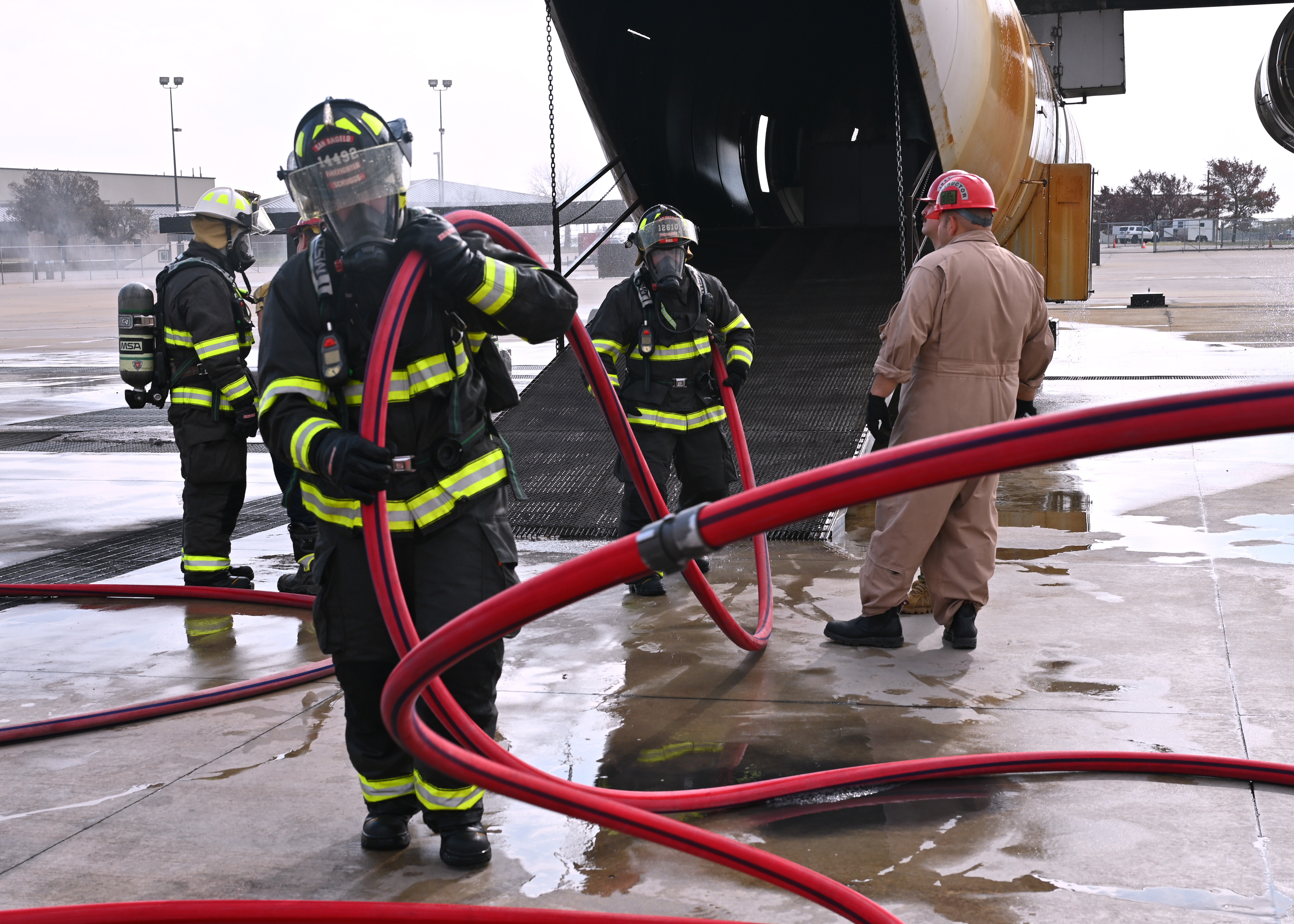 DoD fire academy certifies SAFD > Air Education and Training Command ...