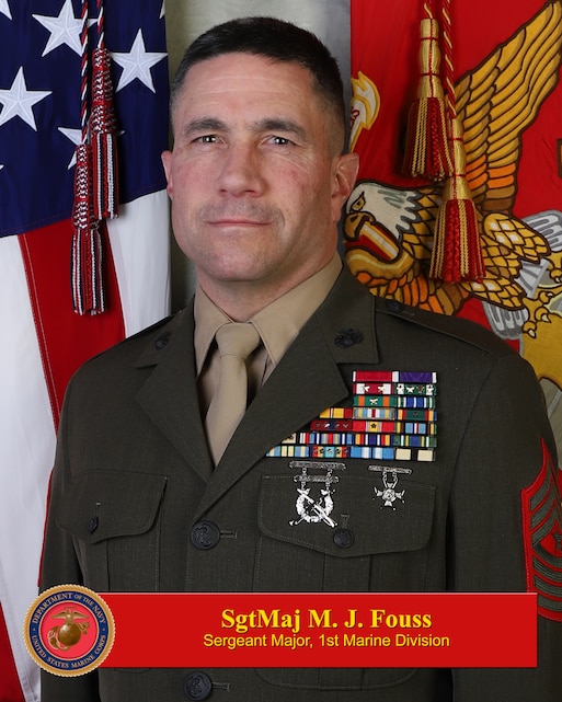 Sergeant Major Matthew J. Fouss > 1st Marine Division > Biography