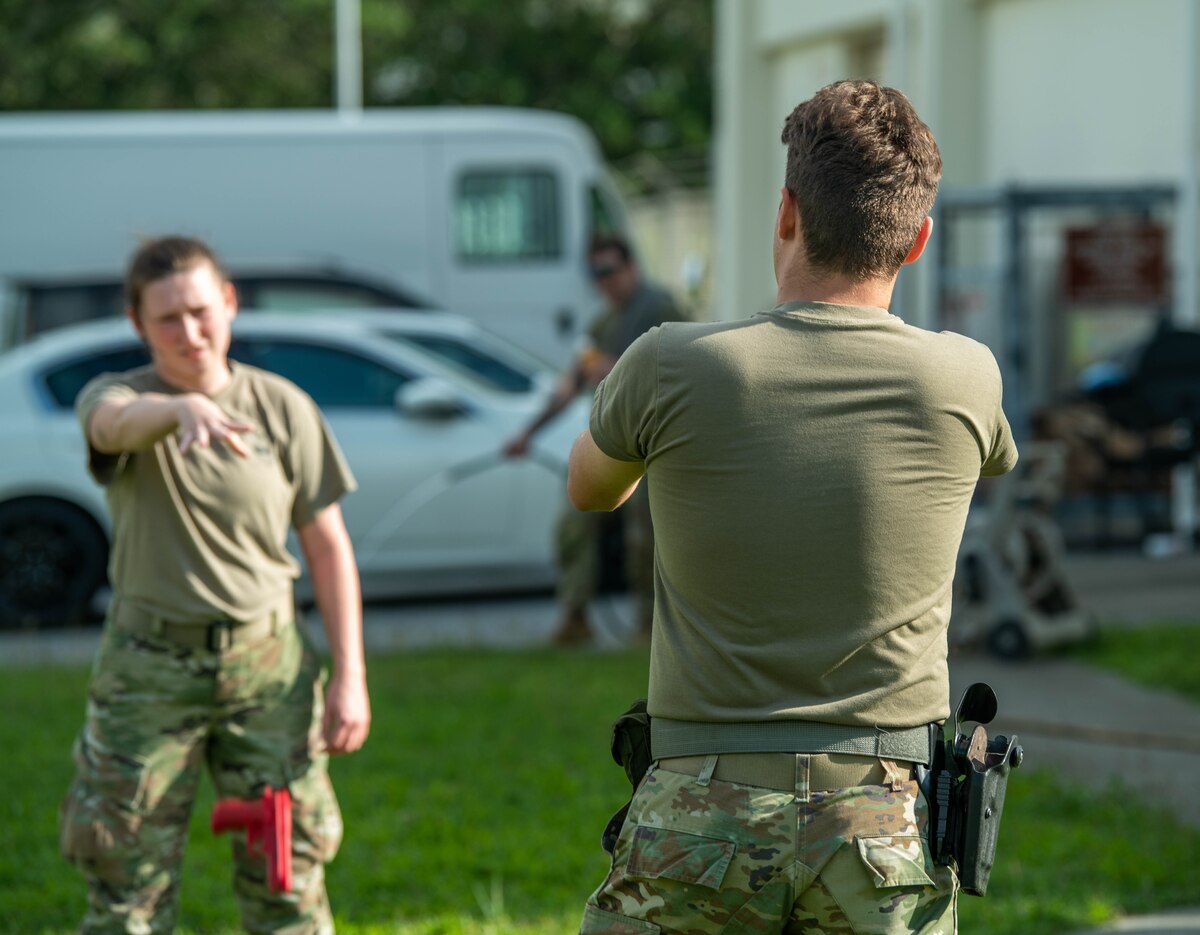 18 SFS conducts OC spray training > Kadena Air Base > News