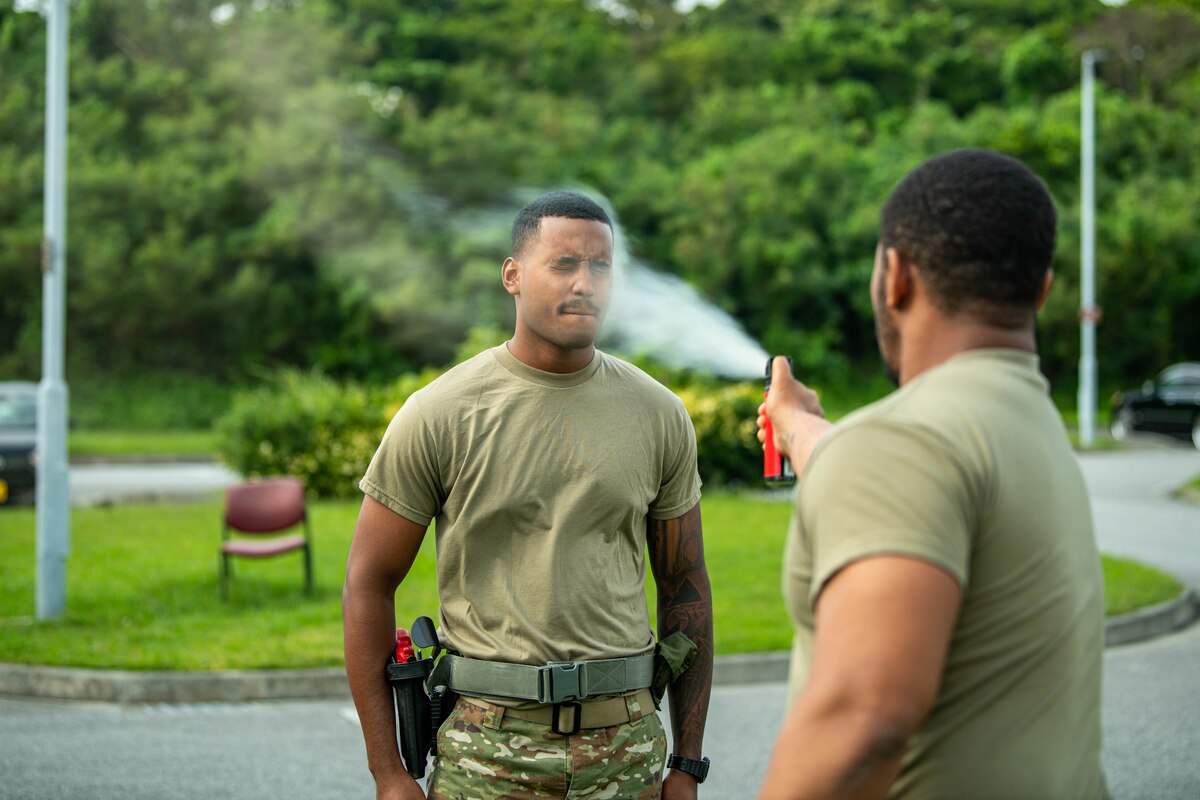 18 SFS conducts OC spray training > Kadena Air Base > News