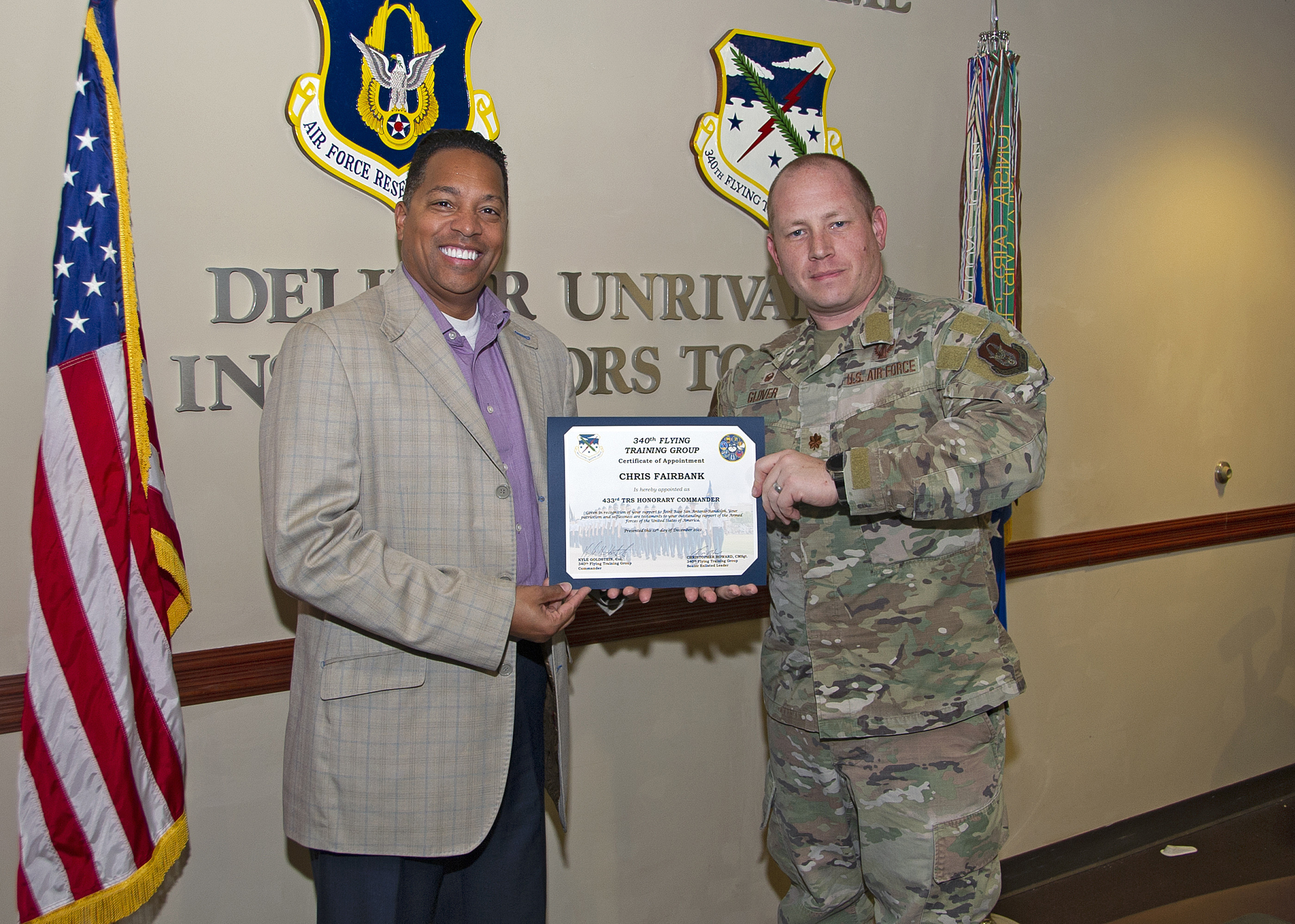 340th Flying Training Group welcomes new honorary commanders > Air ...