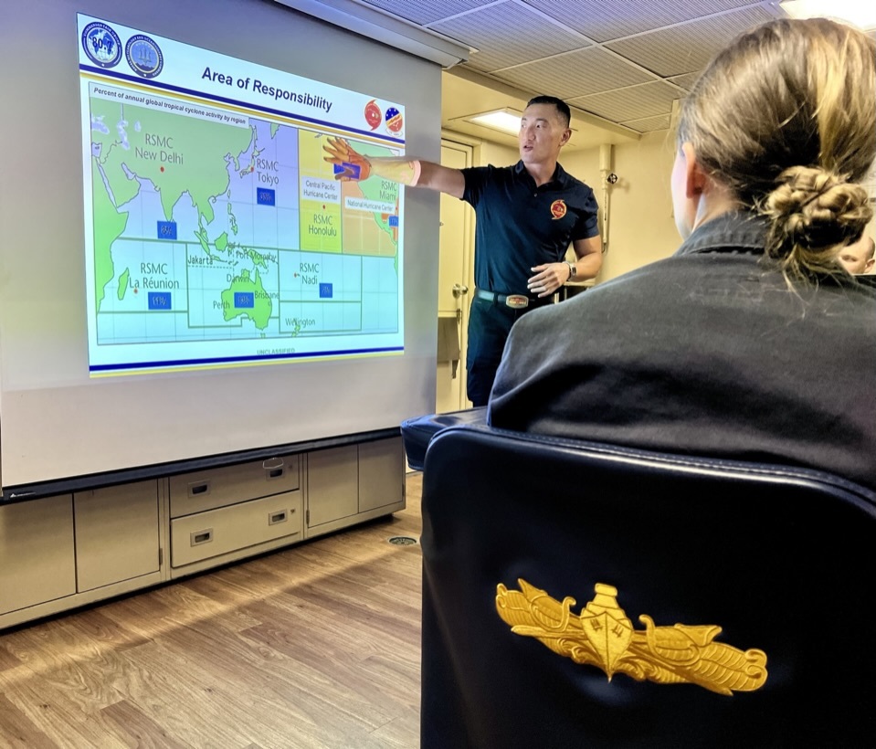 Back At It: JTWC Conducts Training With USS Daniel Inouye > United ...