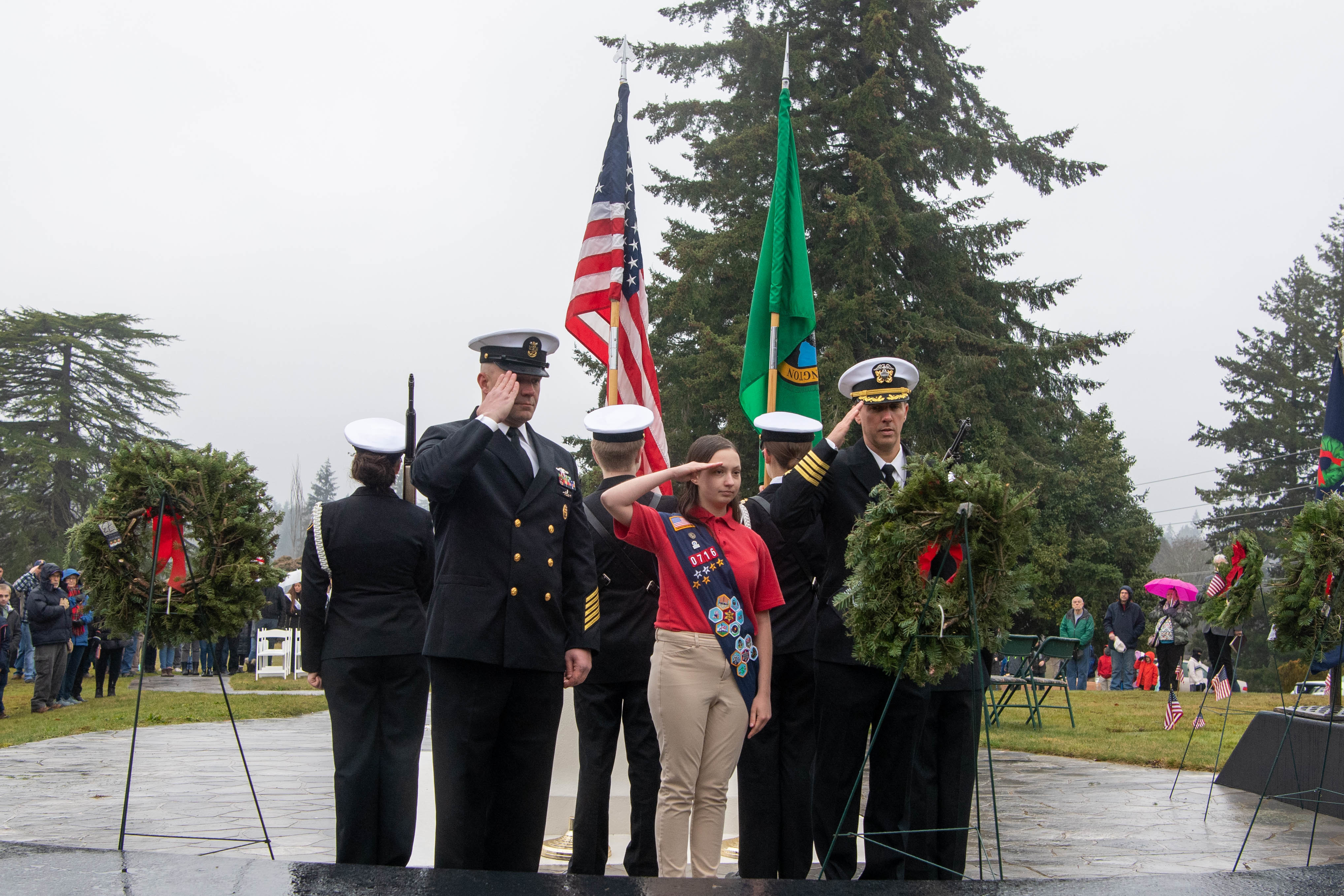 Northwest Community Members Honor Veterans During Wreaths Across ...