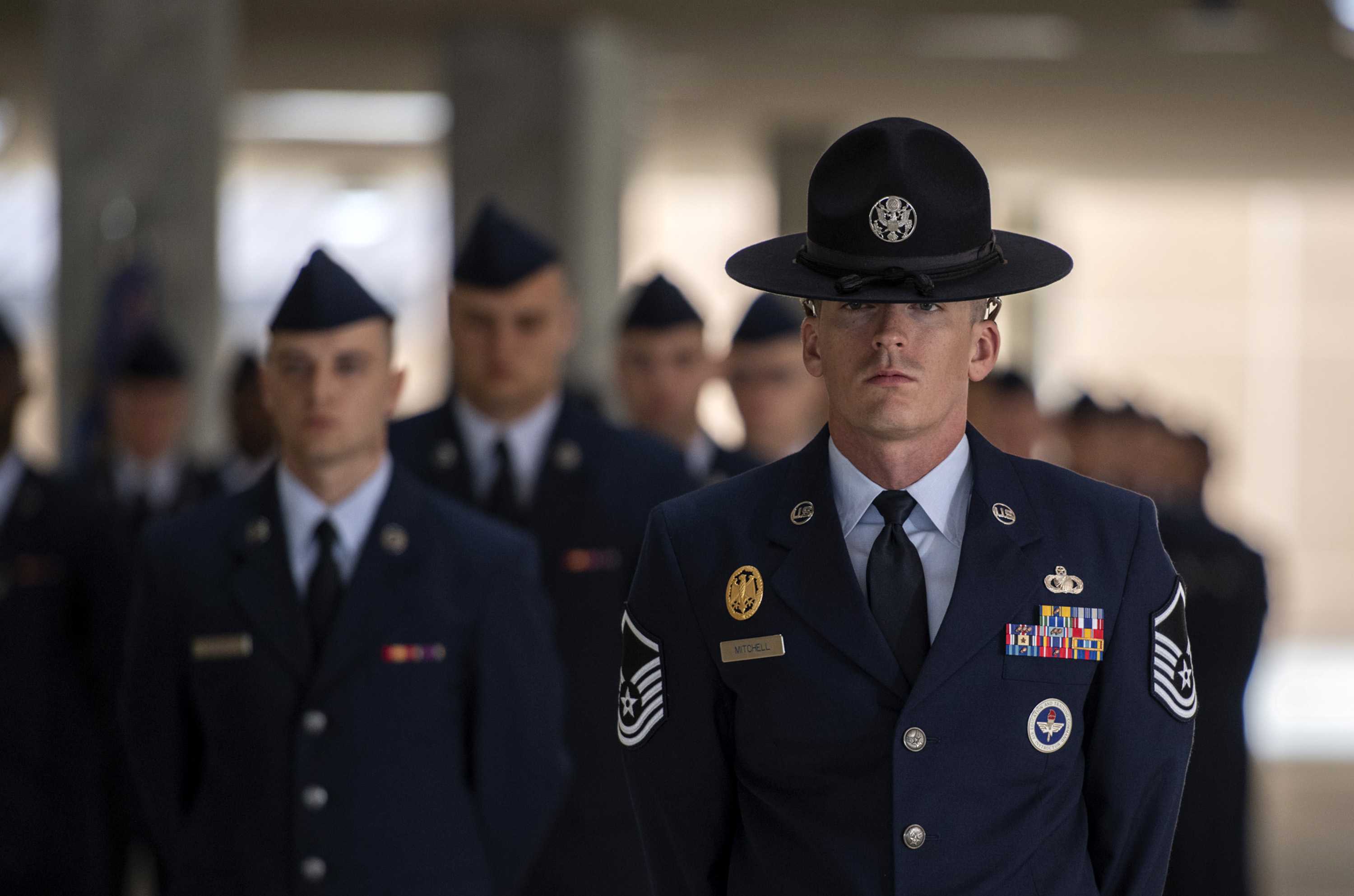 First sergeants complete immersion at Air Force Basic Military Training ...