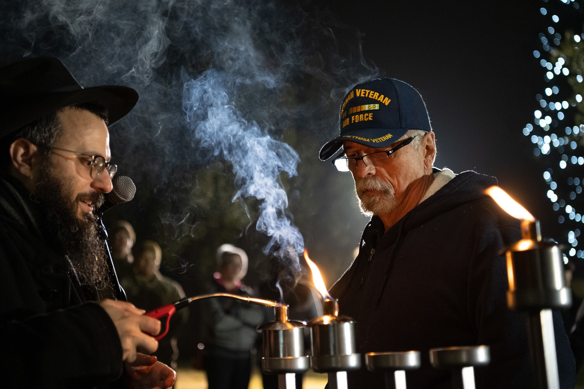 Menorah Lighting Ceremony > Travis Air Force Base > Display