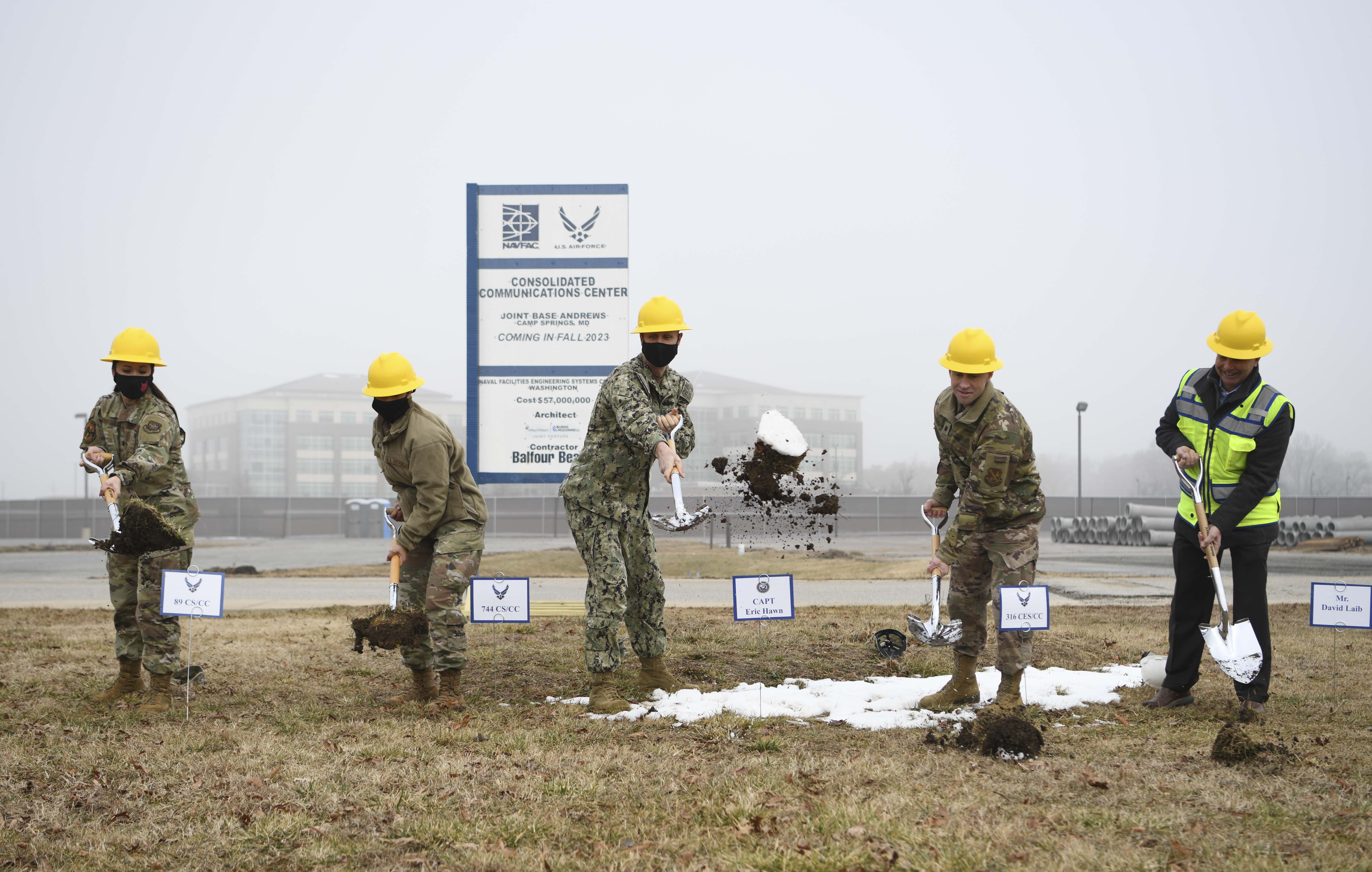 JBA hosts groundbreaking for new communications center > Joint Base ...